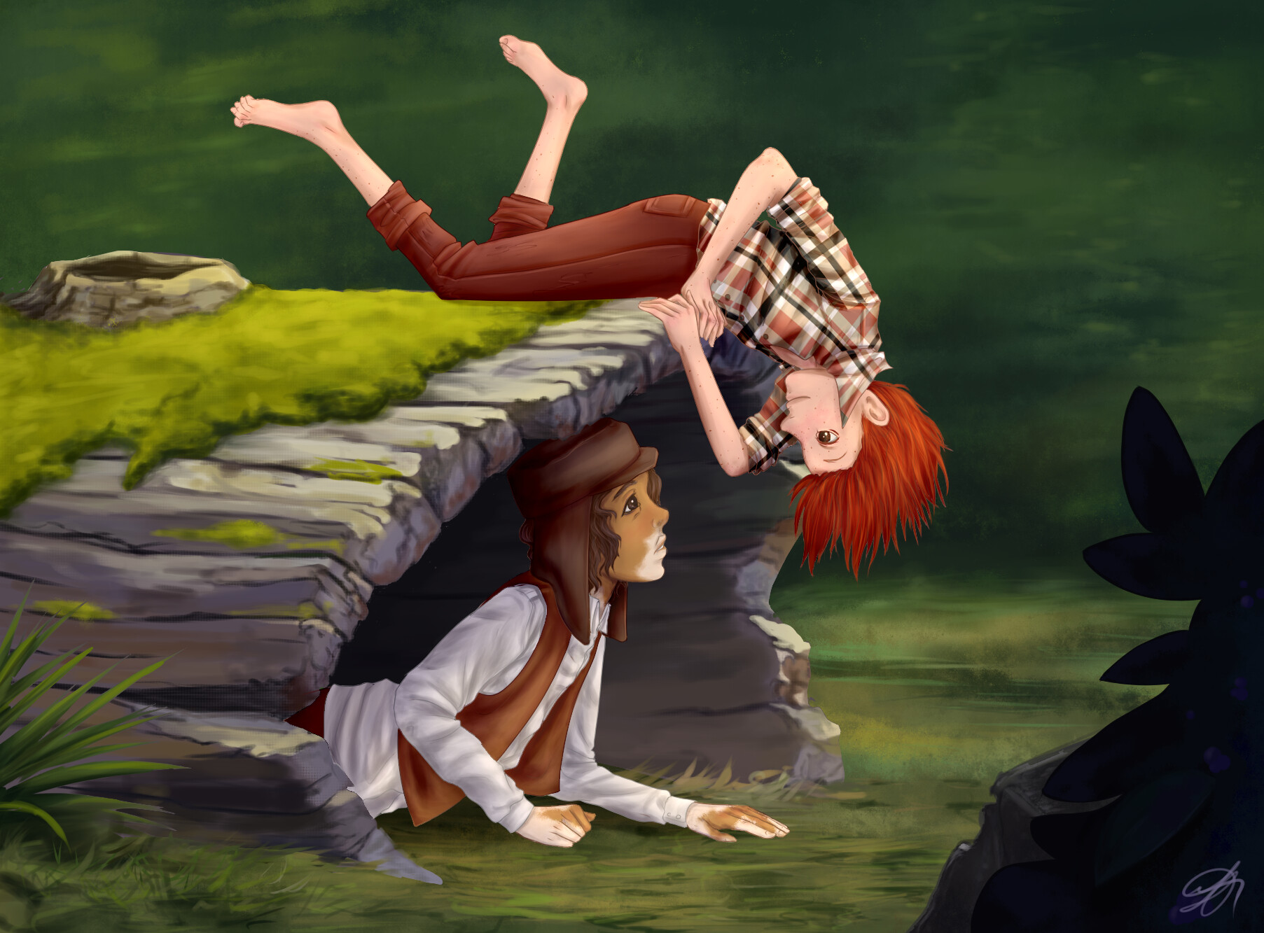 how to draw the fox and the hound