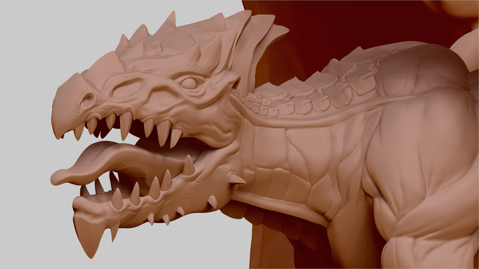 ArtStation - White Dragon Wyrmling - Miniature