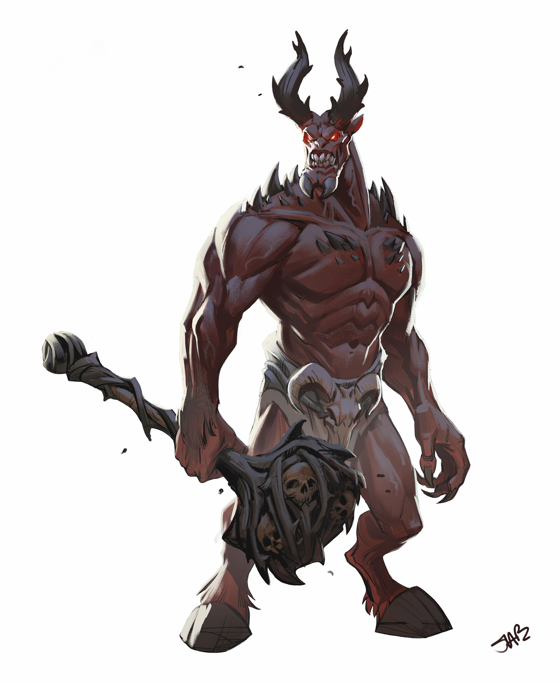 ArtStation - Demonic Druid