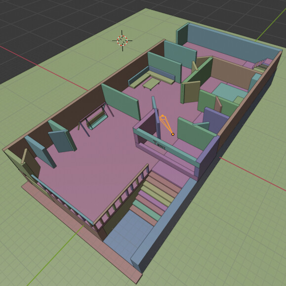 ArtStation - 3D Model of House (Blender Model)