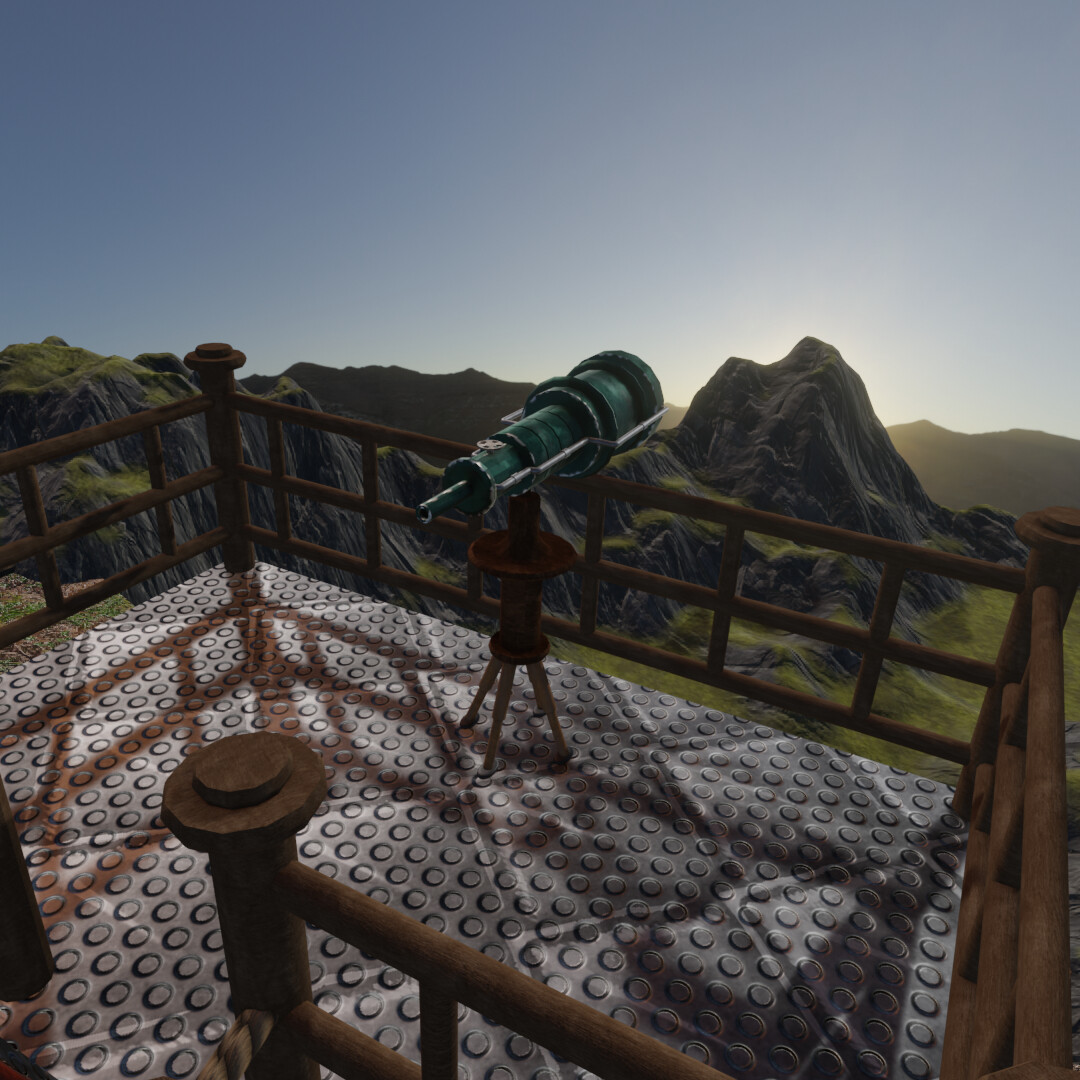 ArtStation - Jungle Cliffs Scene