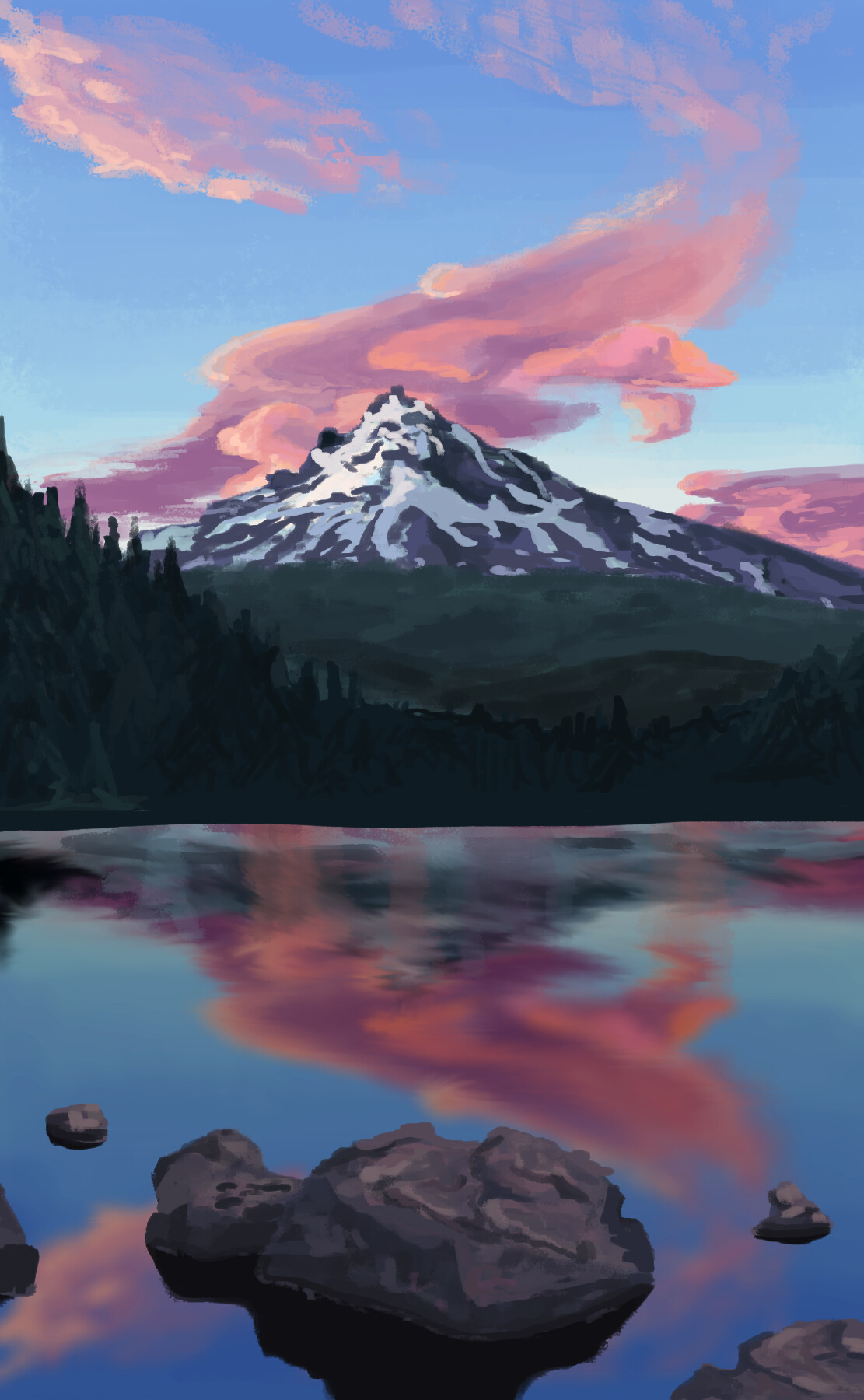 ArtStation - Study mountain landscape [2]