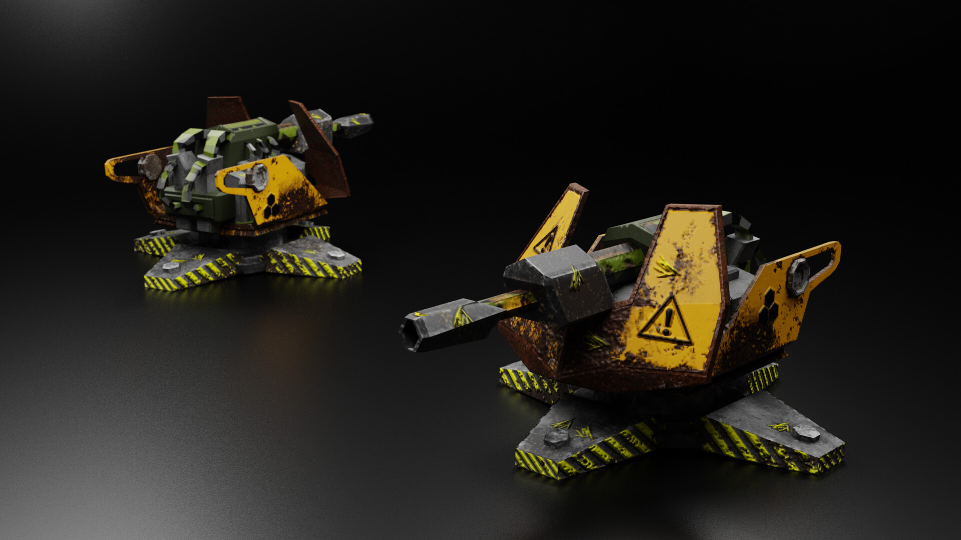 ArtStation - Cannon Tower For Tower Defense Game