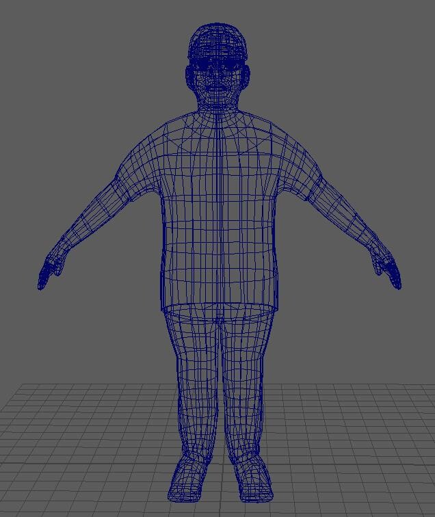 Justice Garcia - 3D Human Character Model