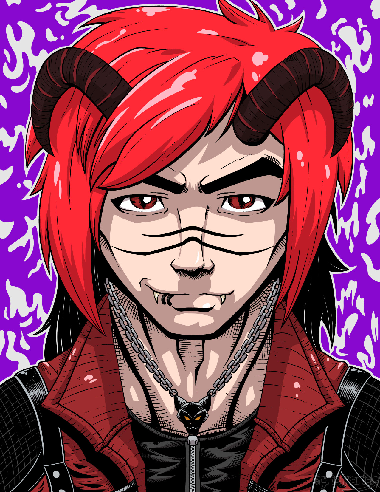 ArtStation - Rebel The Demon - Commission