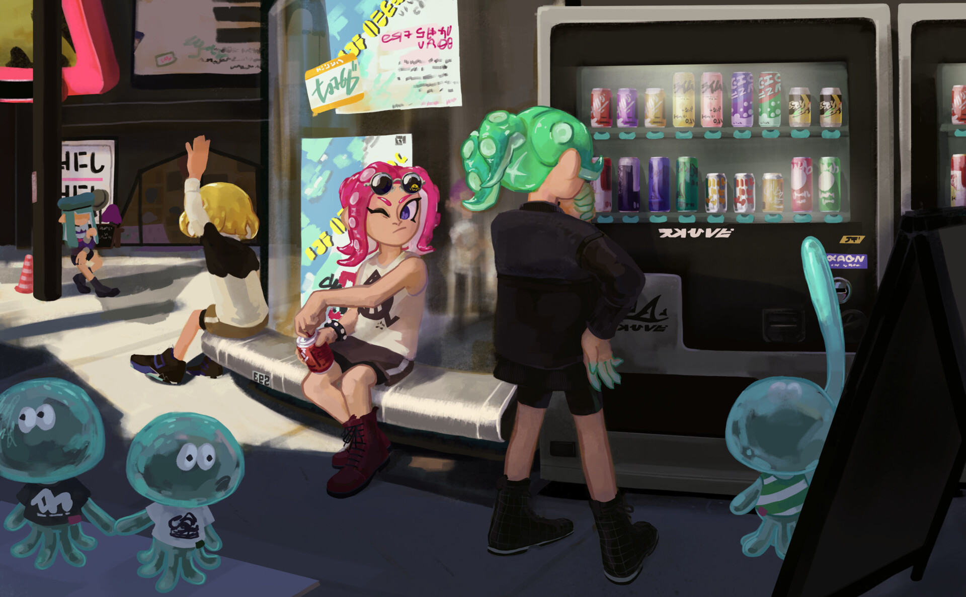 ArtStation - miscellaneous squids