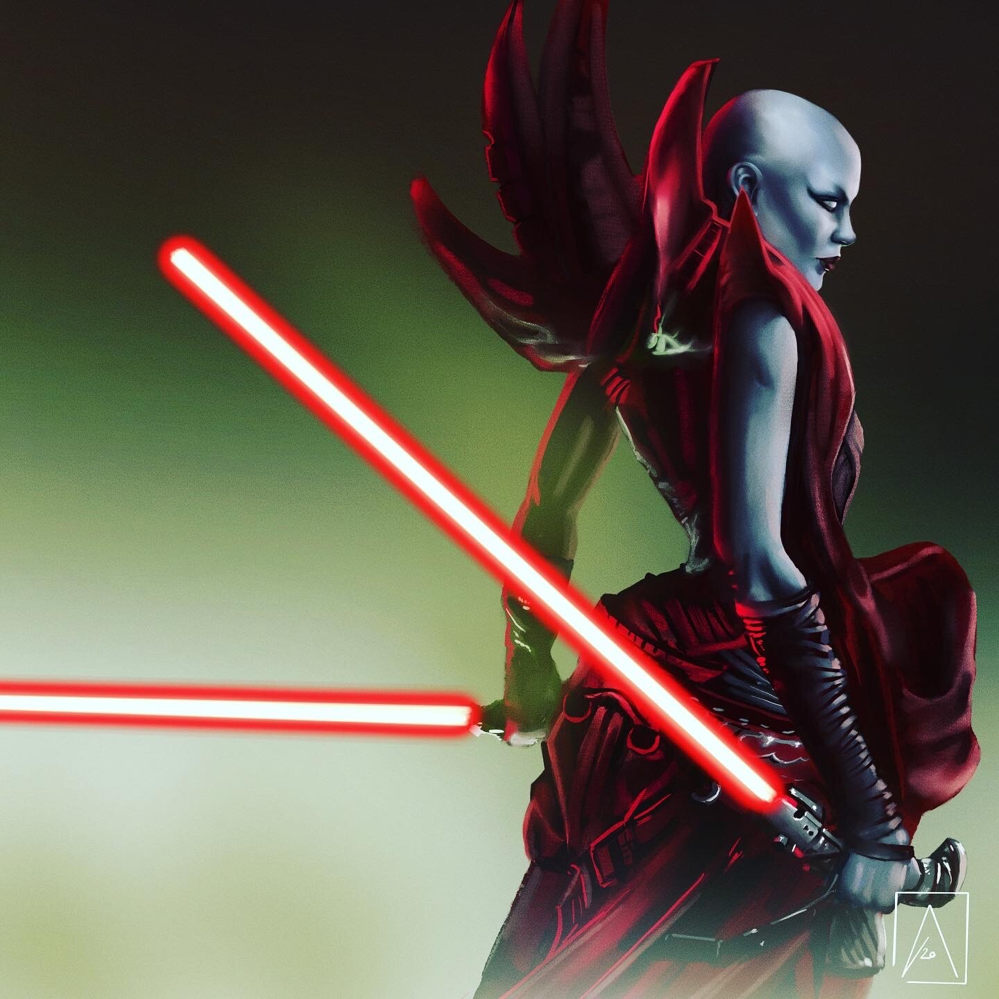 ArtStation - Asajj Ventress (Star Wars Fan Art)