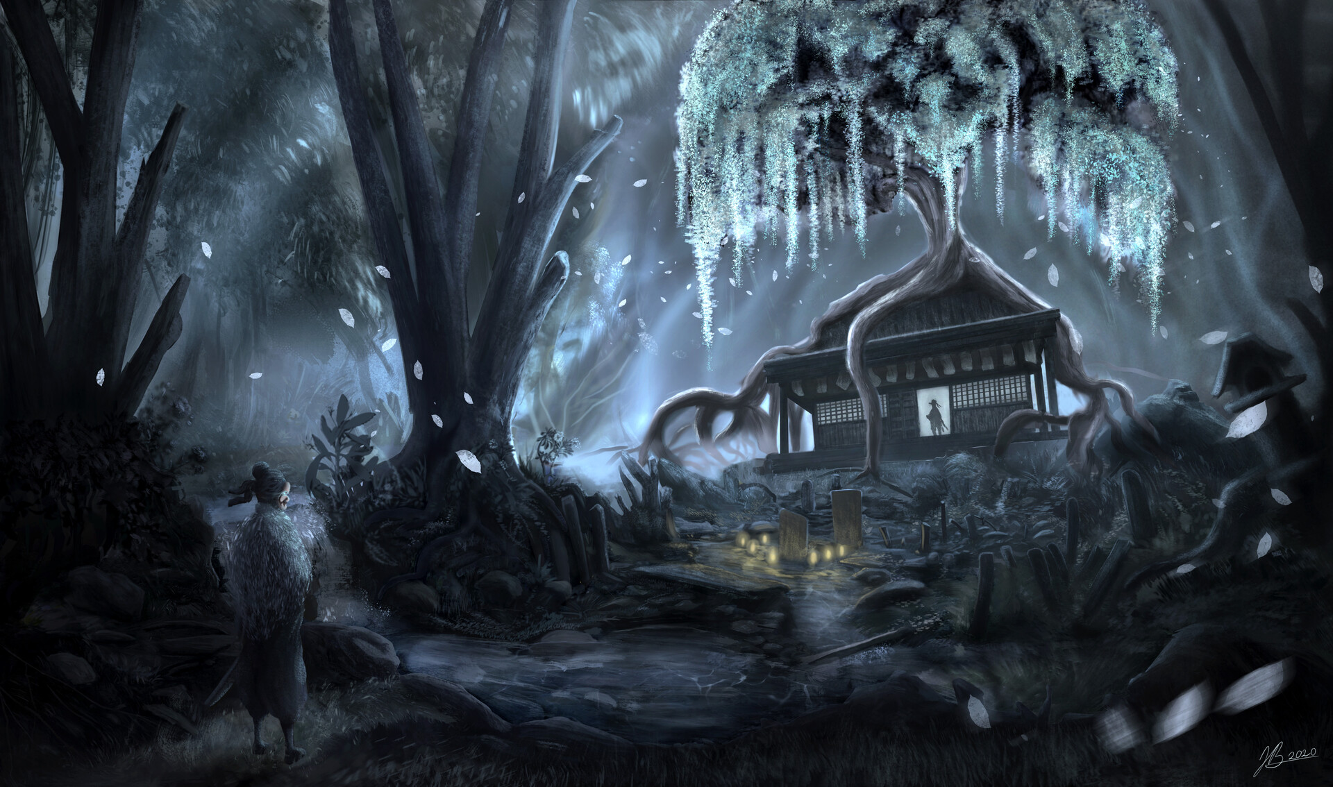 ArtStation - Tojiro and The Spirit Tree