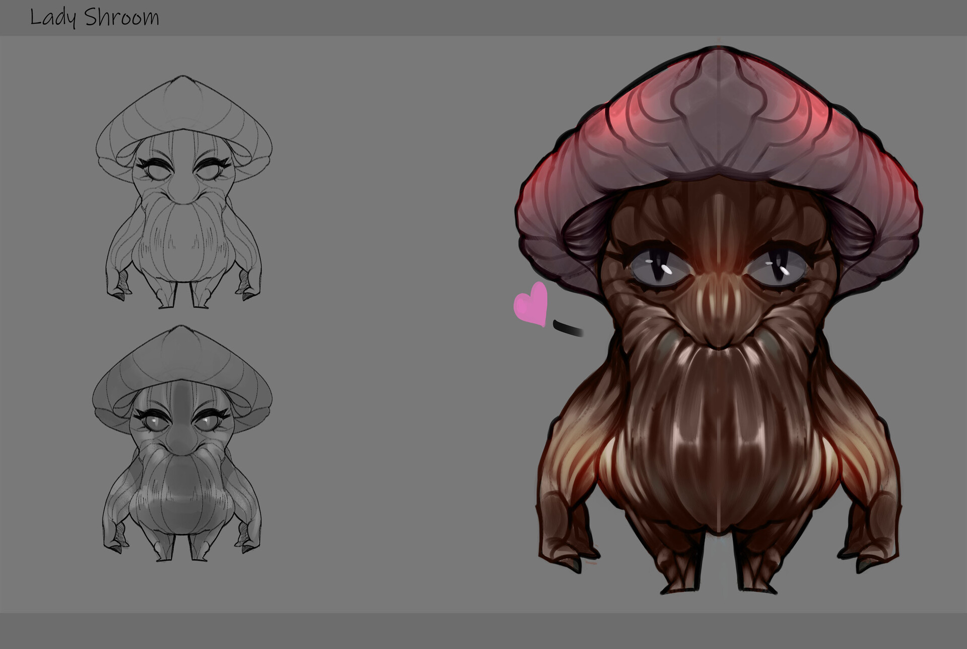 ArtStation - Lady Mushroom Concept