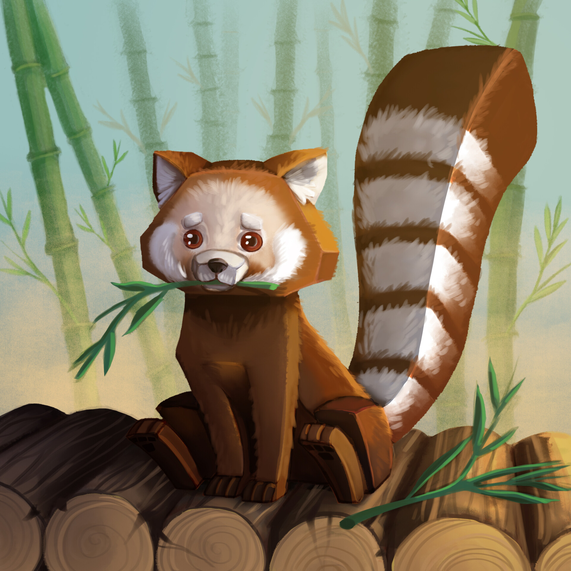 ArtStation - Cute Panda
