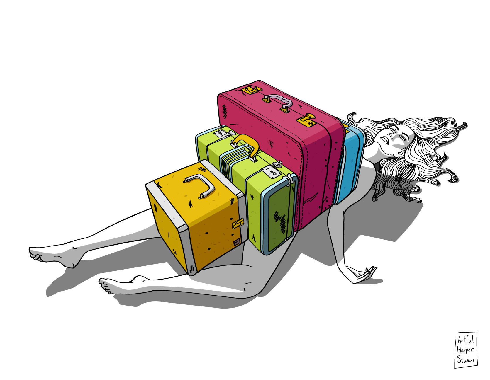 ArtStation - Pretty (Heavy) Baggage