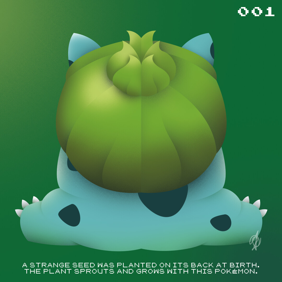 ArtStation - Bulbasaur!