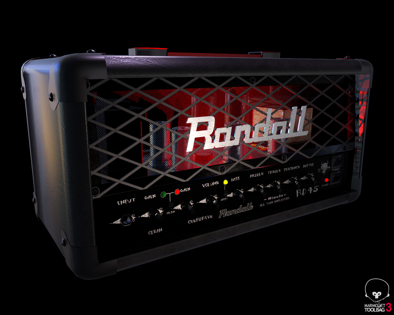 ArtStation - Randall RD45H Amplifier Head