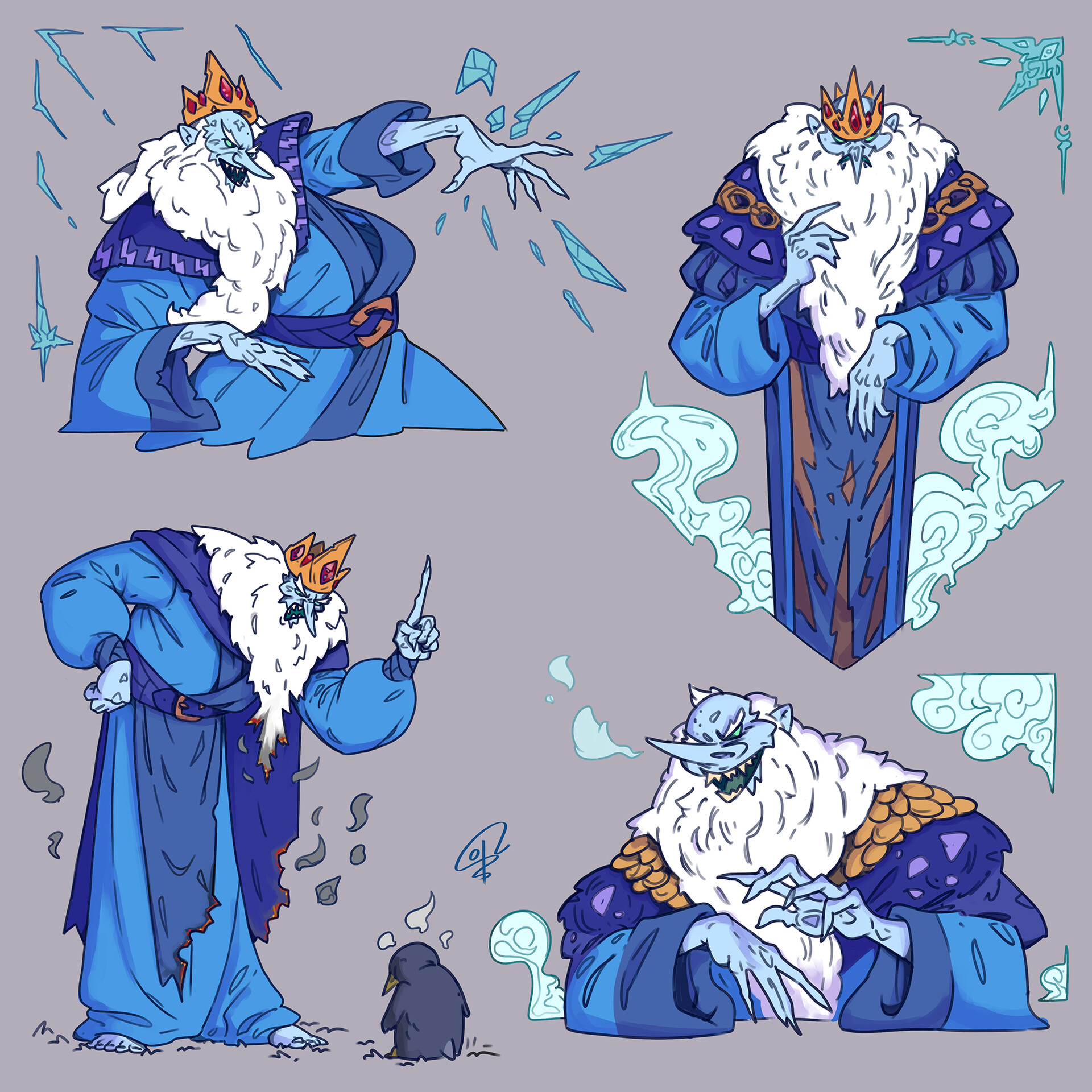 ArtStation - El rey Hielo