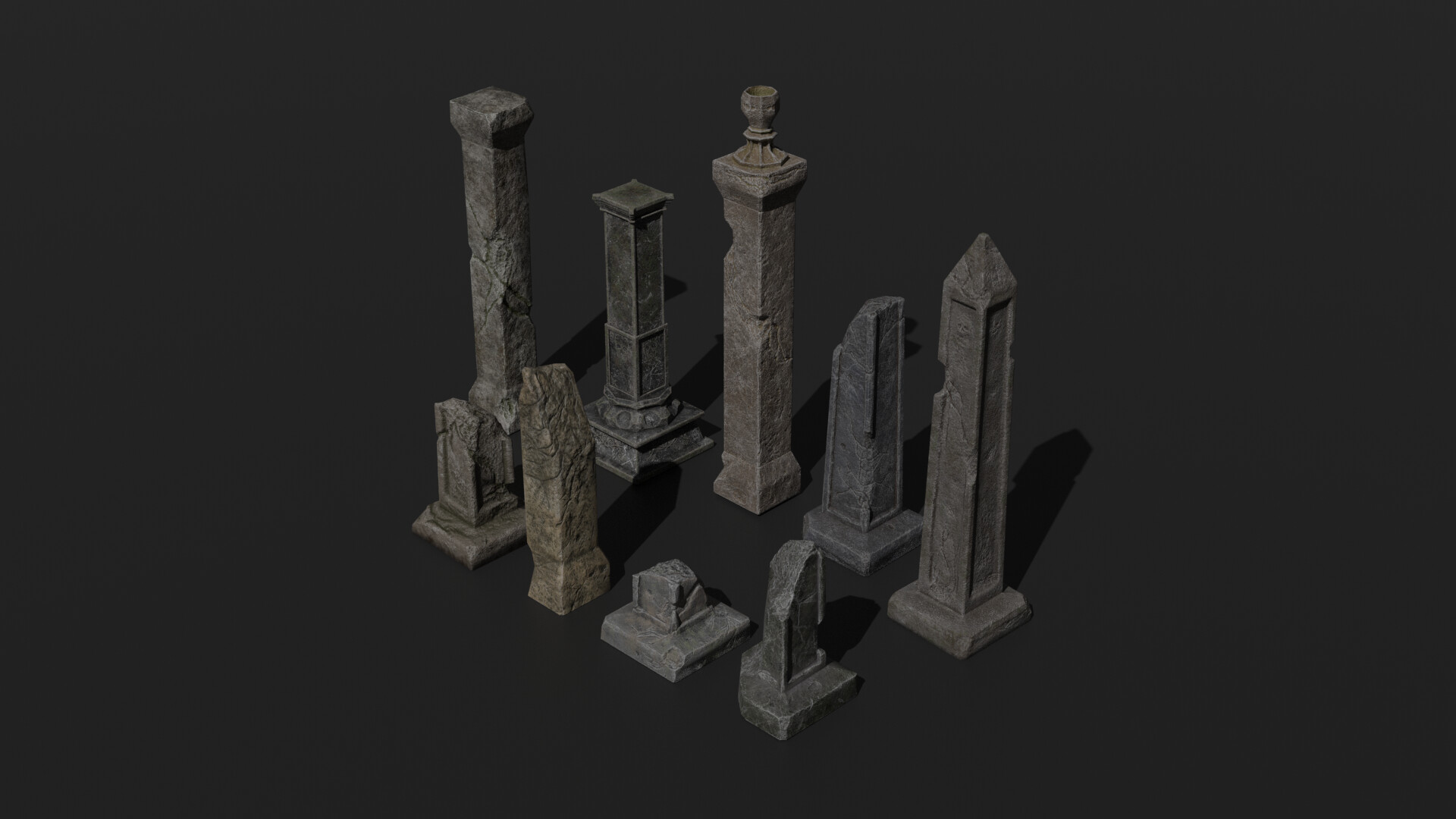 ArtStation - Stone Pillars