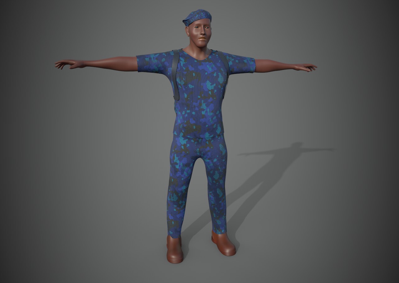 ArtStation - Security Guards Male Character