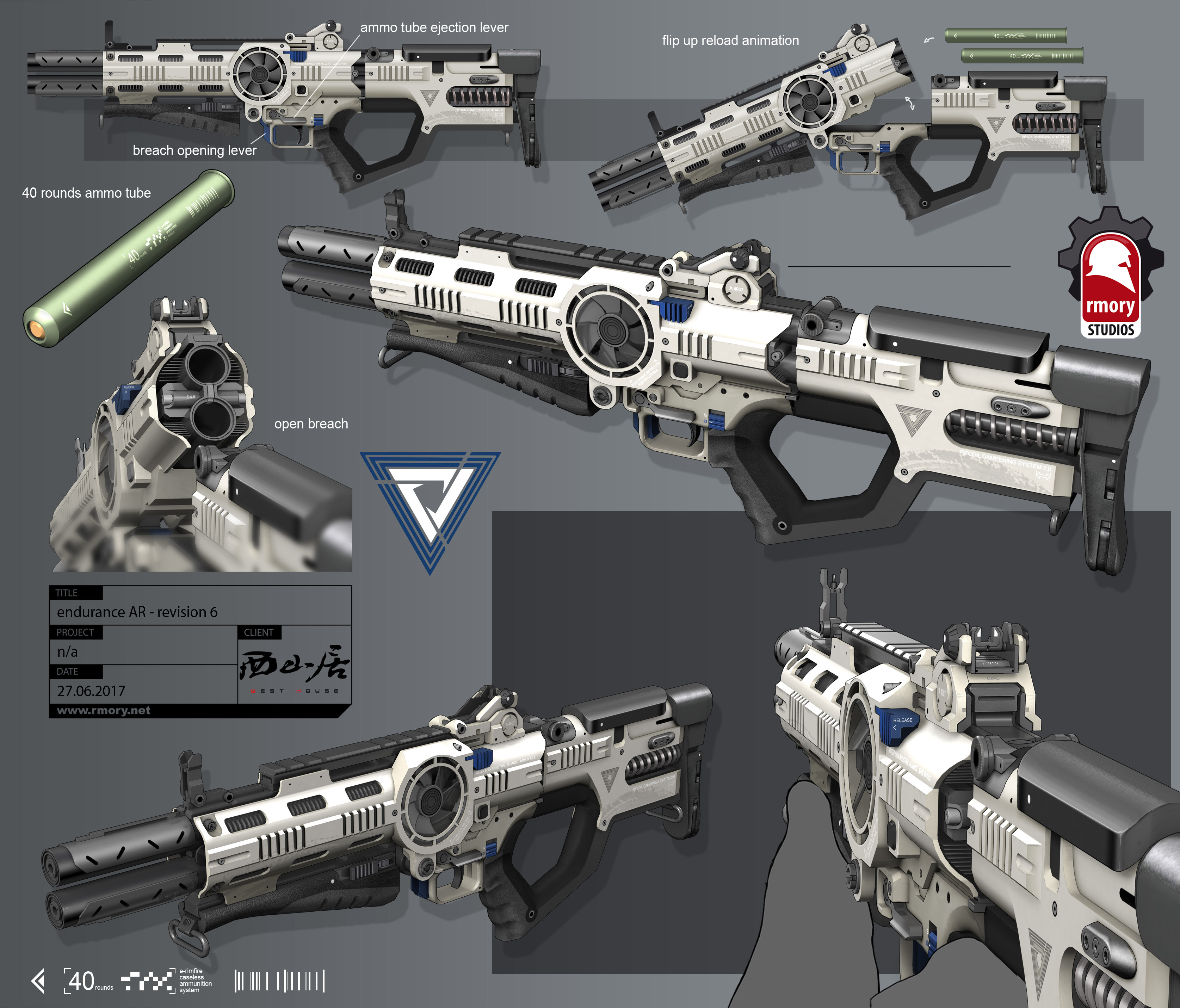 Kris Thaler - Air cooled experimental Rifle