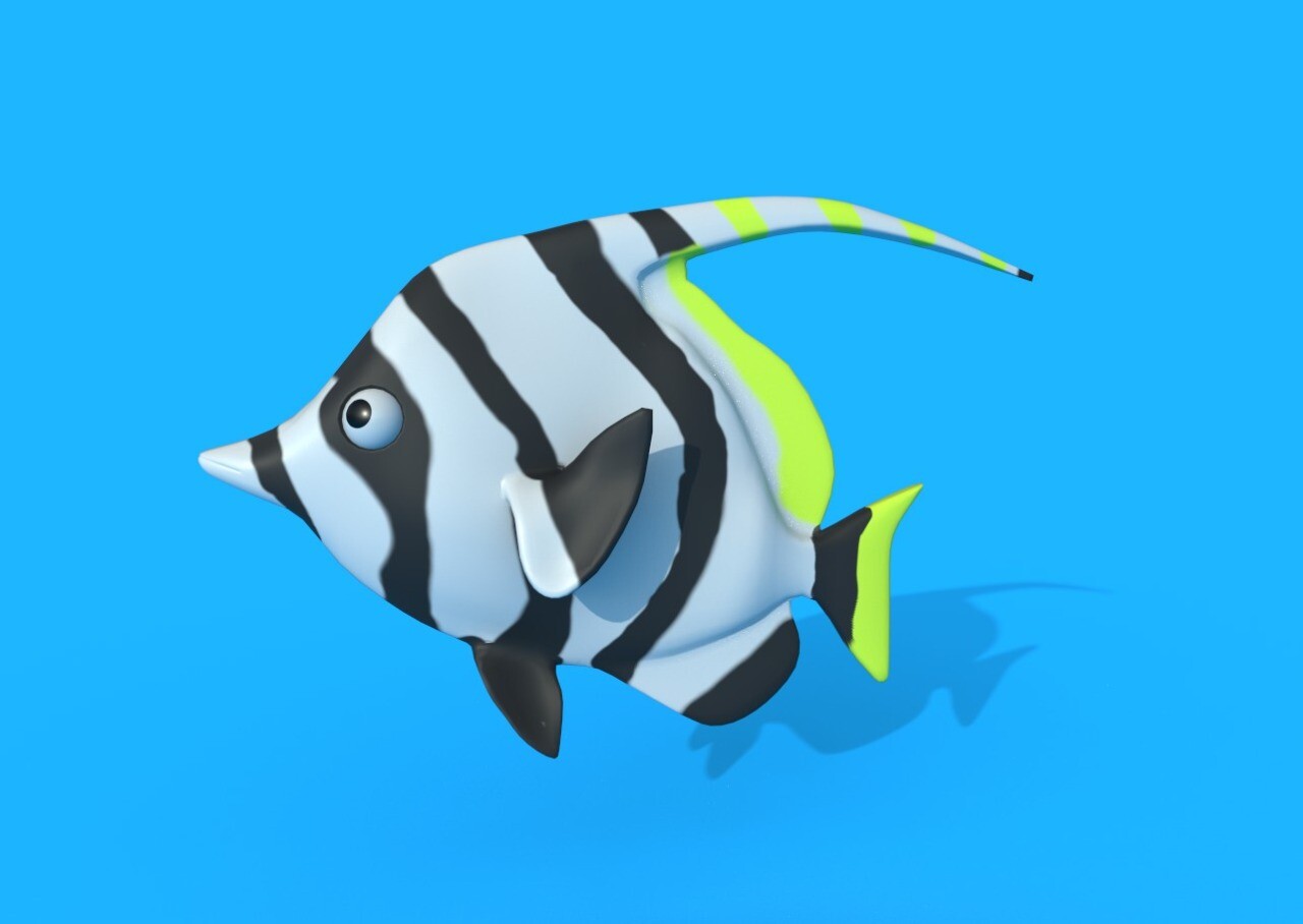 ArtStation - Angel fish
