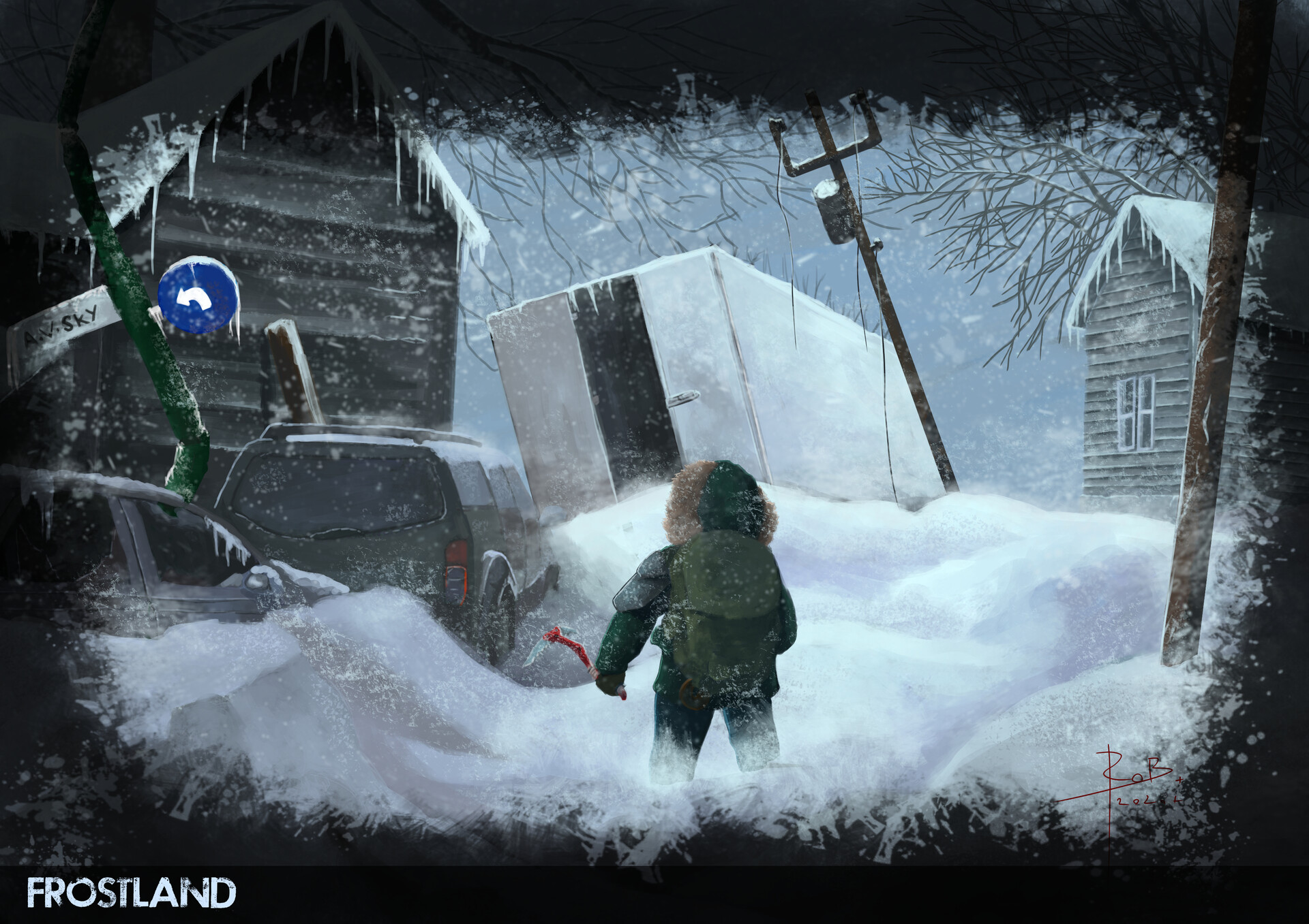 ArtStation - Frostland Concept Environment