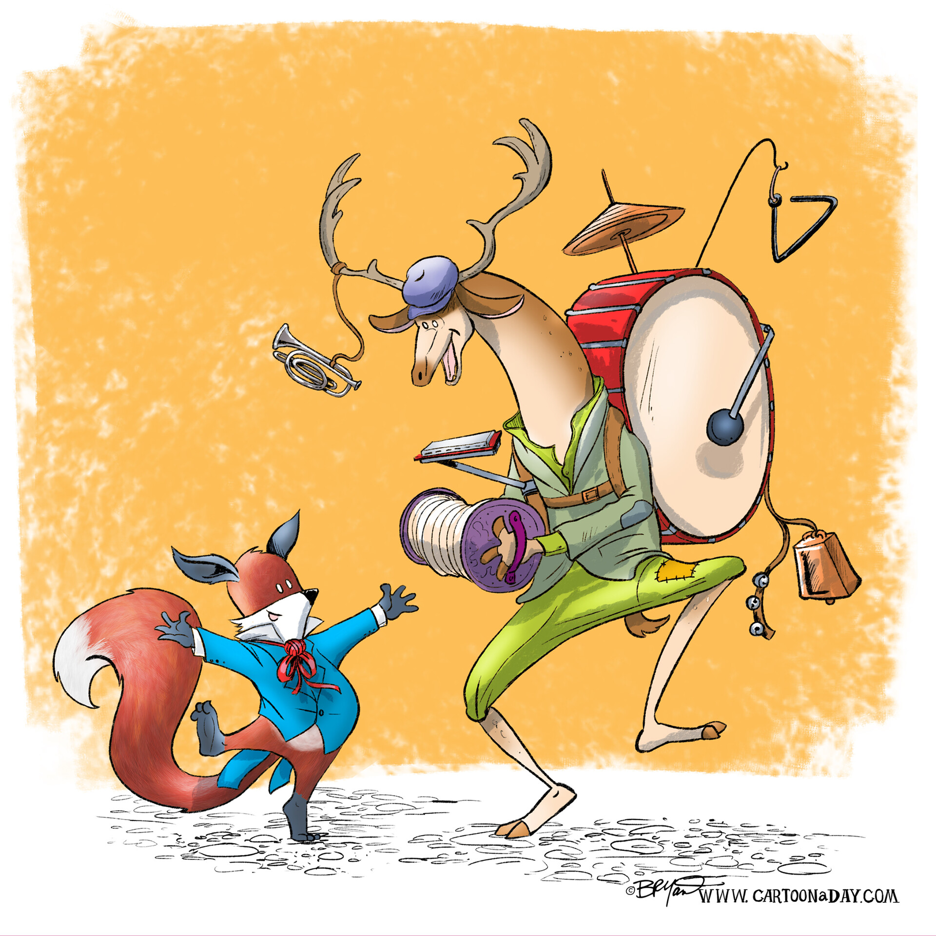 ArtStation - Kit the Fox and his Fancy Friends