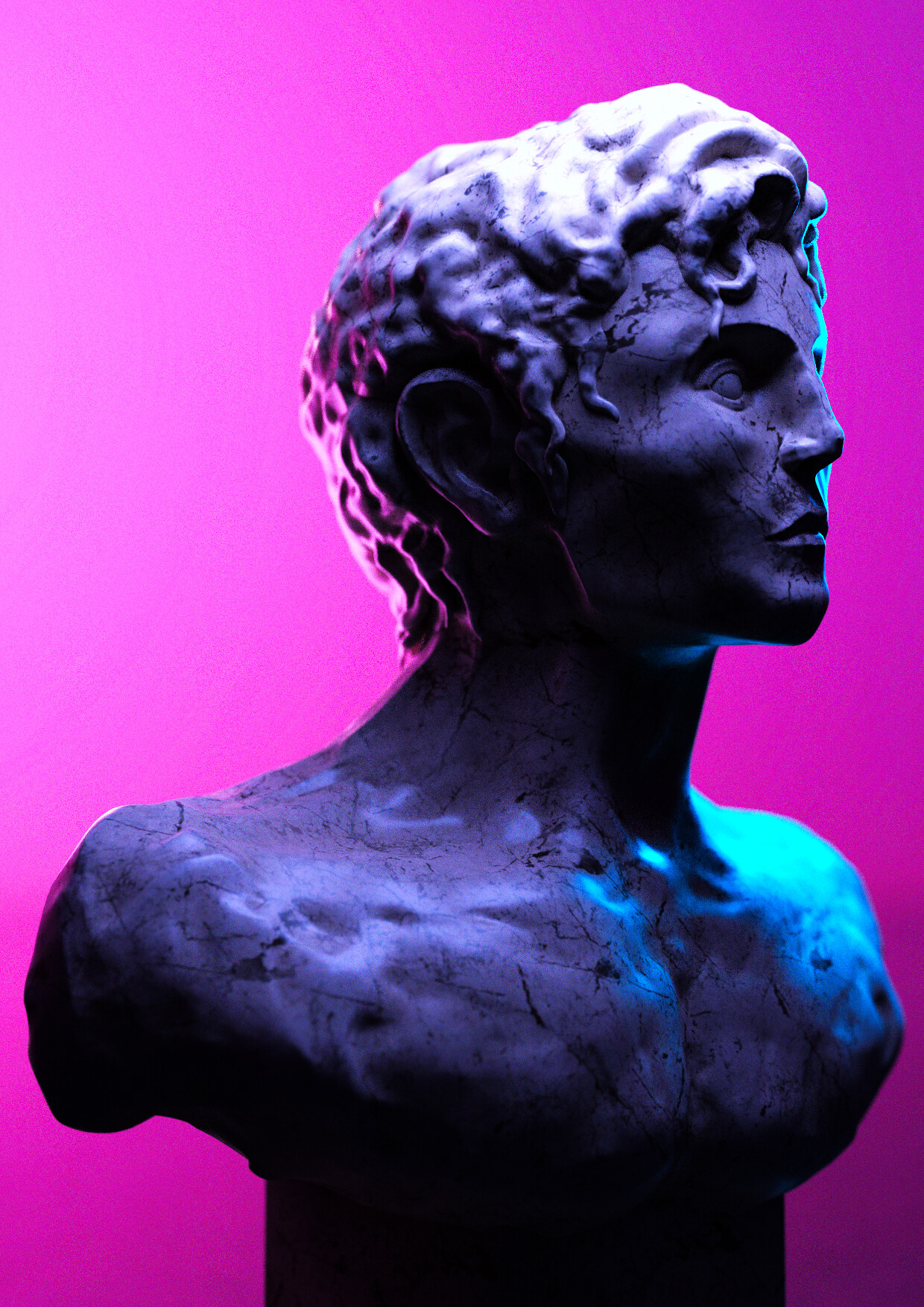 ArtStation - Face Statue