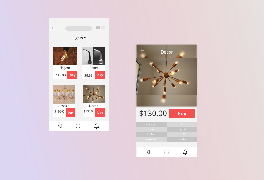 ArtStation - Lamp store app