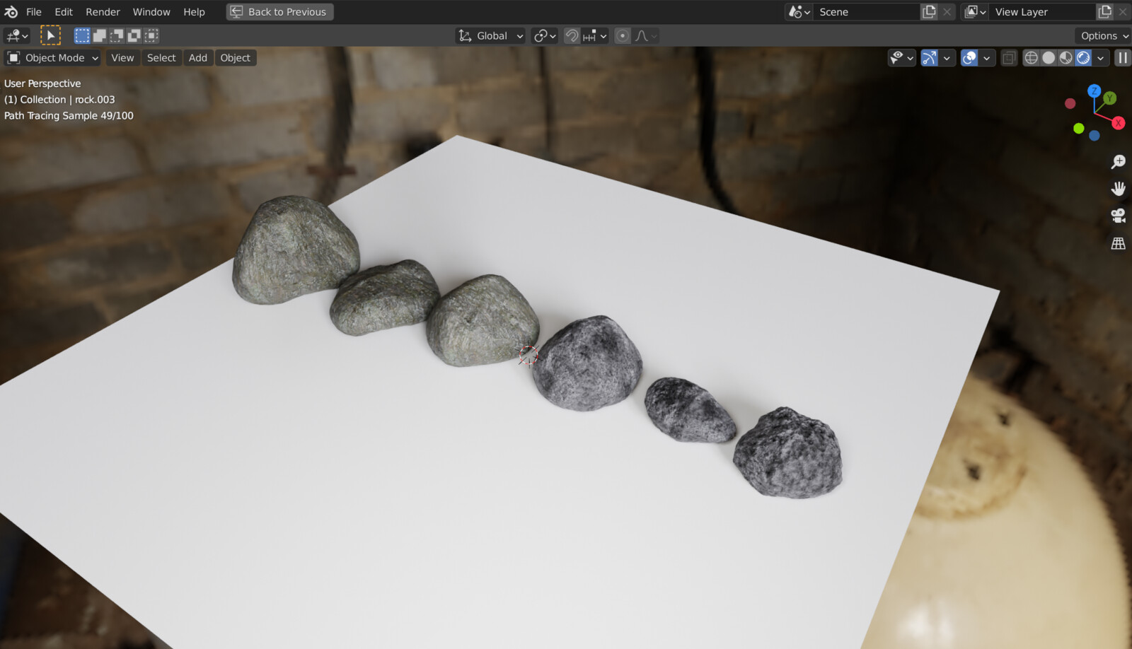 Ryan King - How to make Realistic Rocks using Blenders Rock Generator