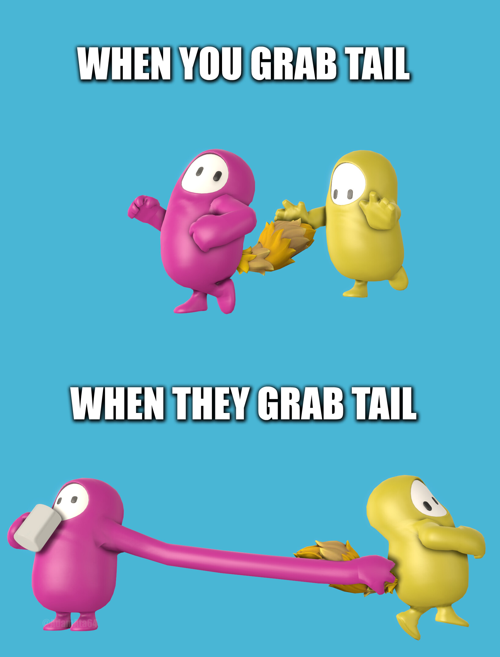 Adam Glowacki - Grabbing Tails (Fan-Made Render)