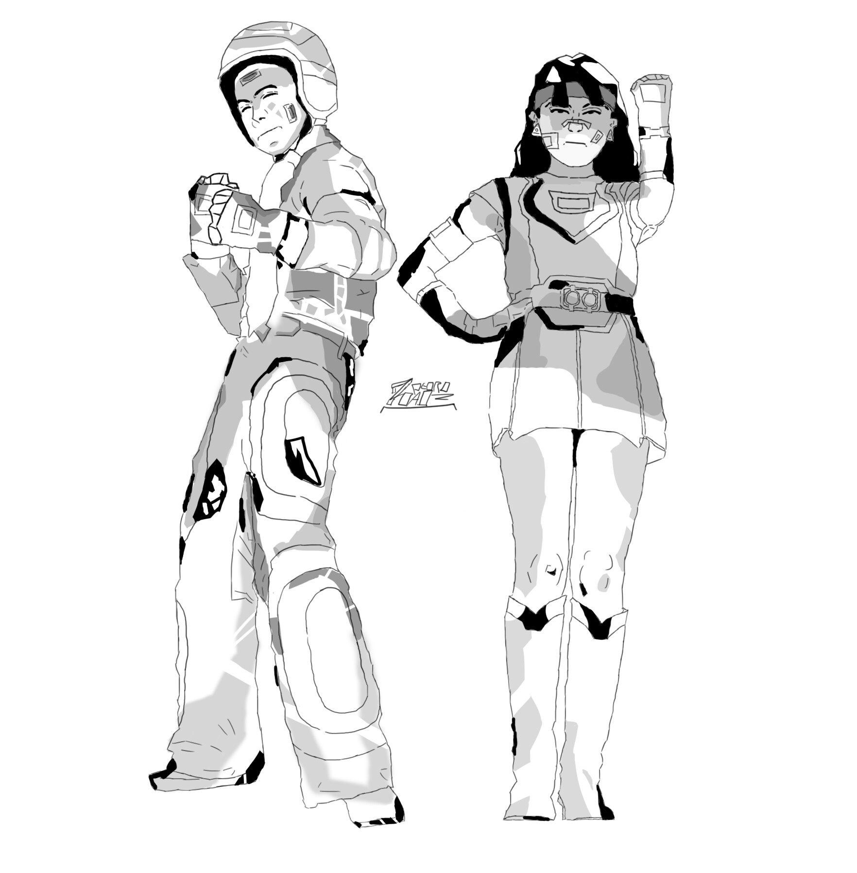 ArtStation - Power Rangers Style || Study