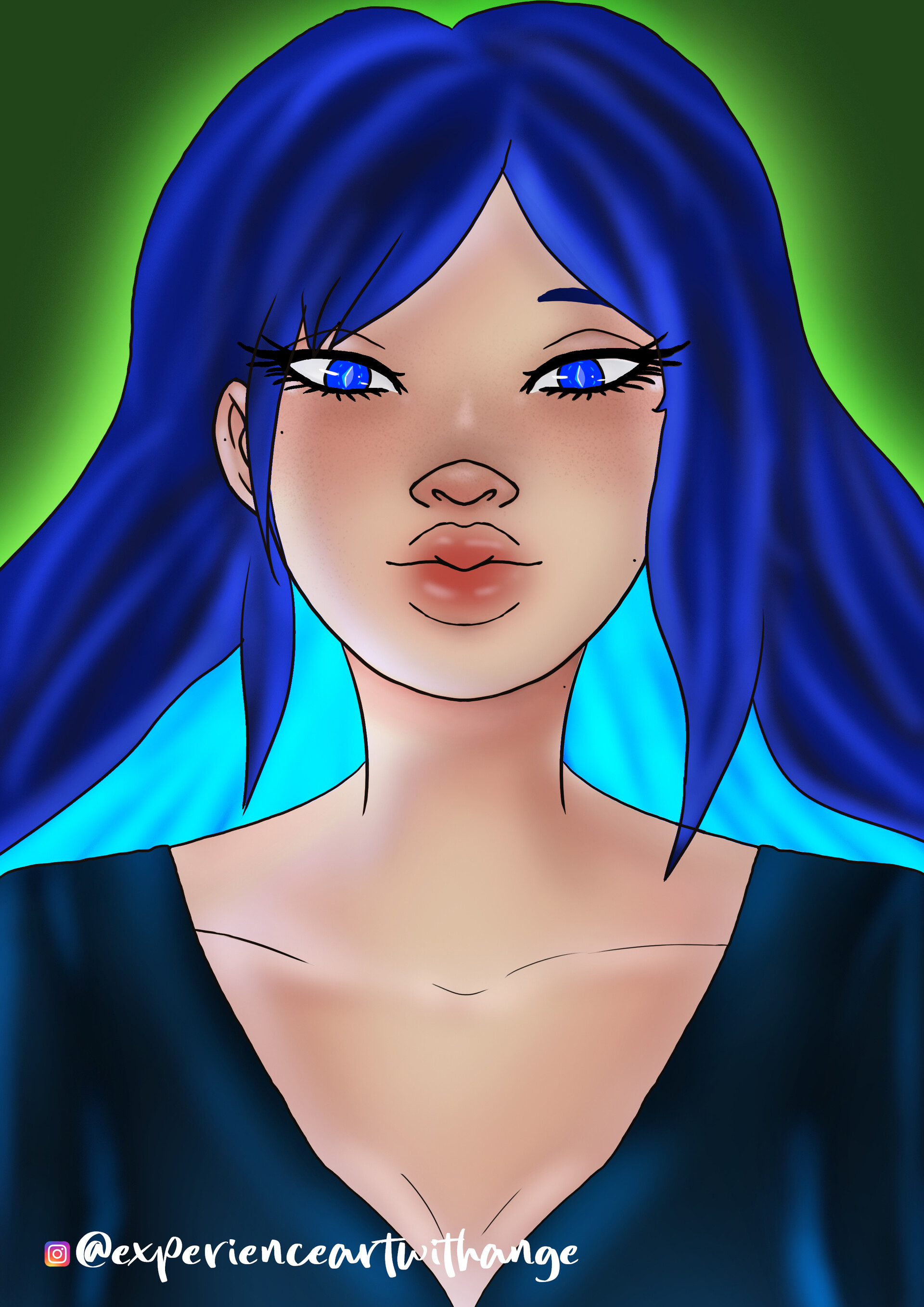 ArtStation - Character with a glow effect