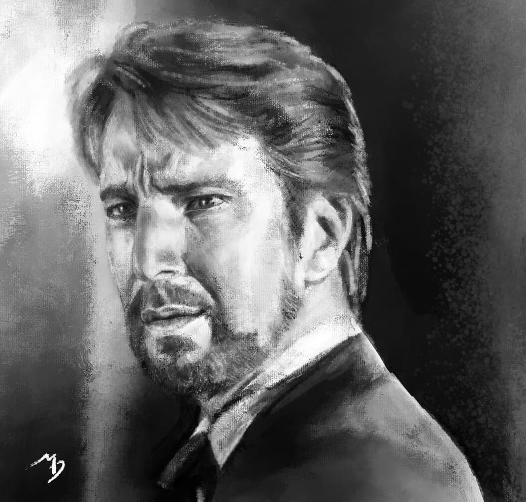 ArtStation - Alan Rickman