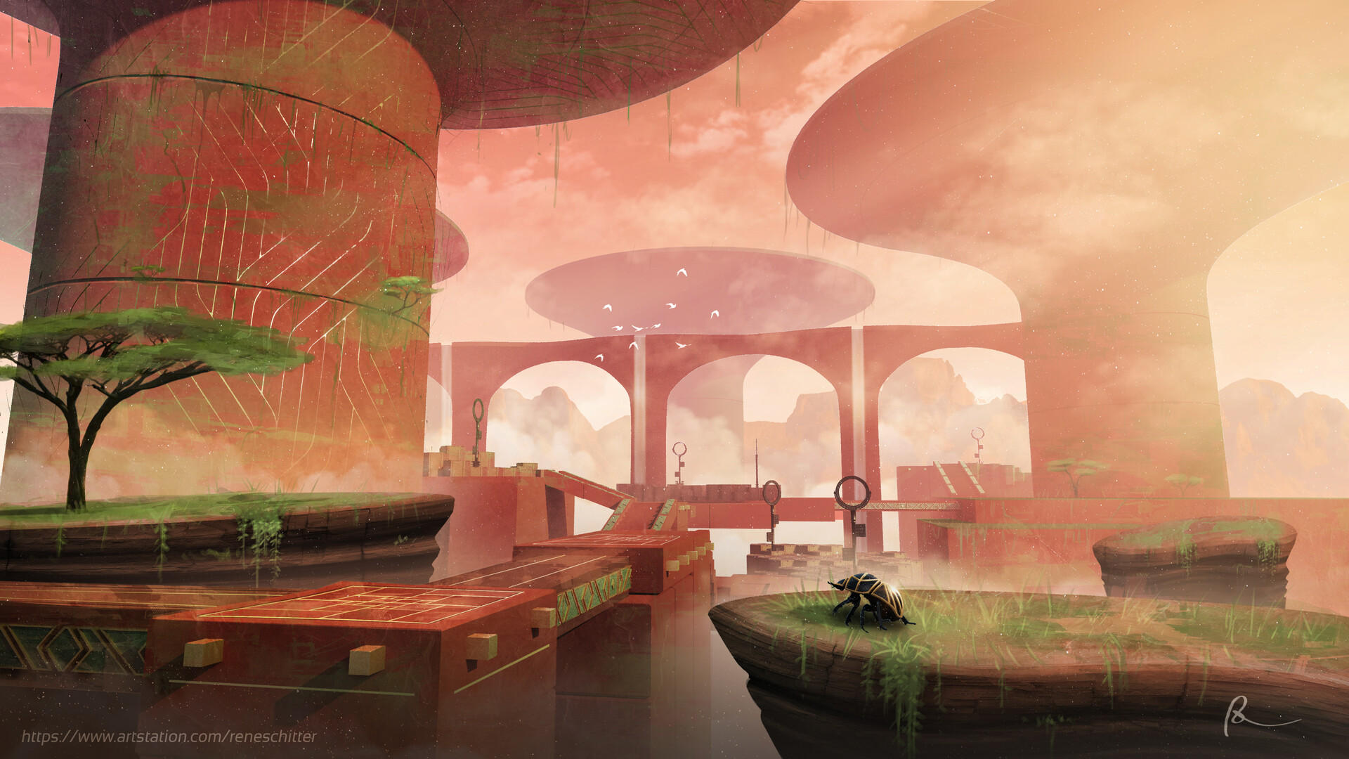 ArtStation - Concept art : Esoteric puzzle game project