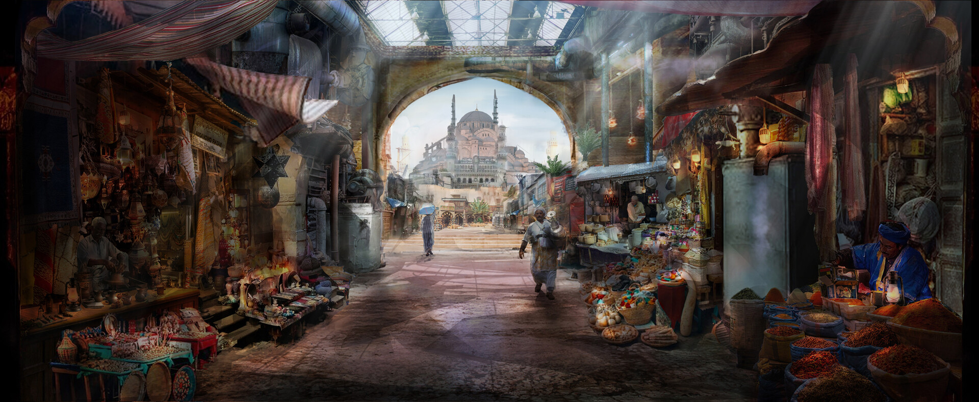 ArtStation - middle east marakesh