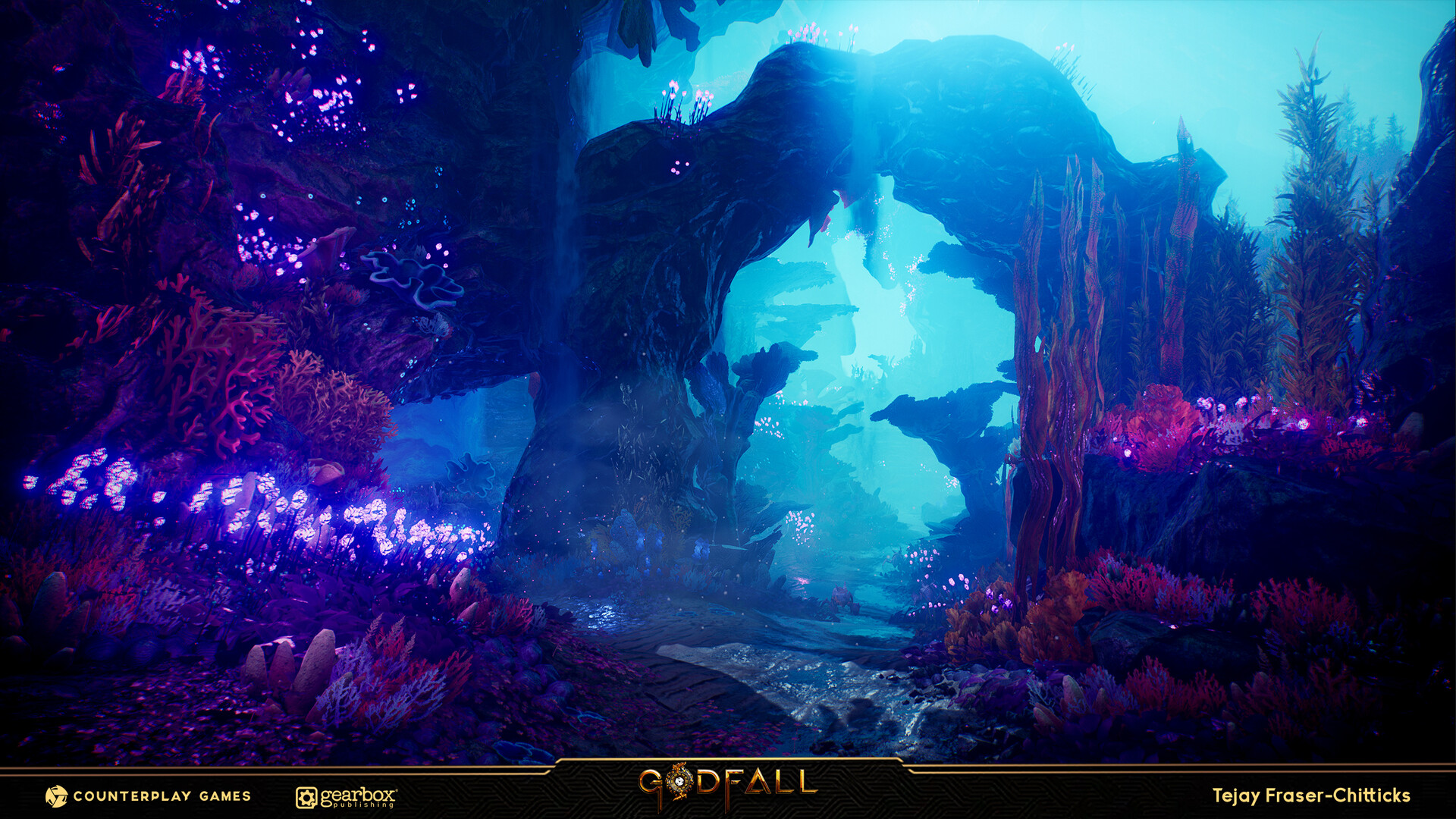 Tejay Fraser-Chitticks - Godfall - Cobalt Caldera - Water Biome