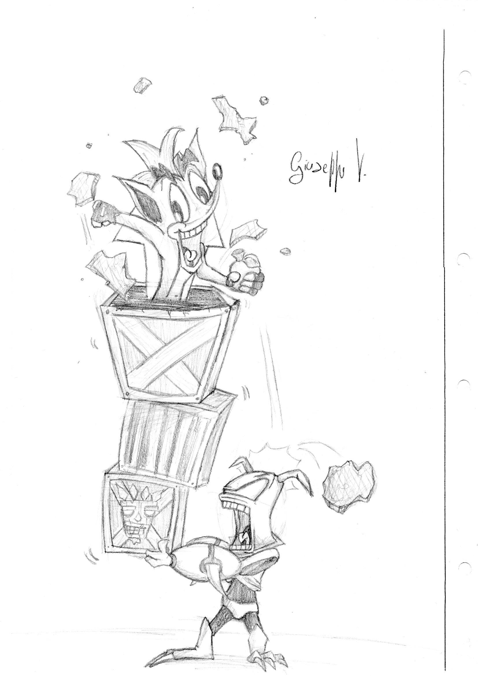 Crash Bandicoot Twinsanity Concept Art