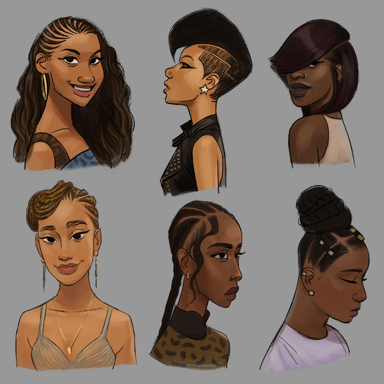 Uzoma Dunkwu - Character Heads