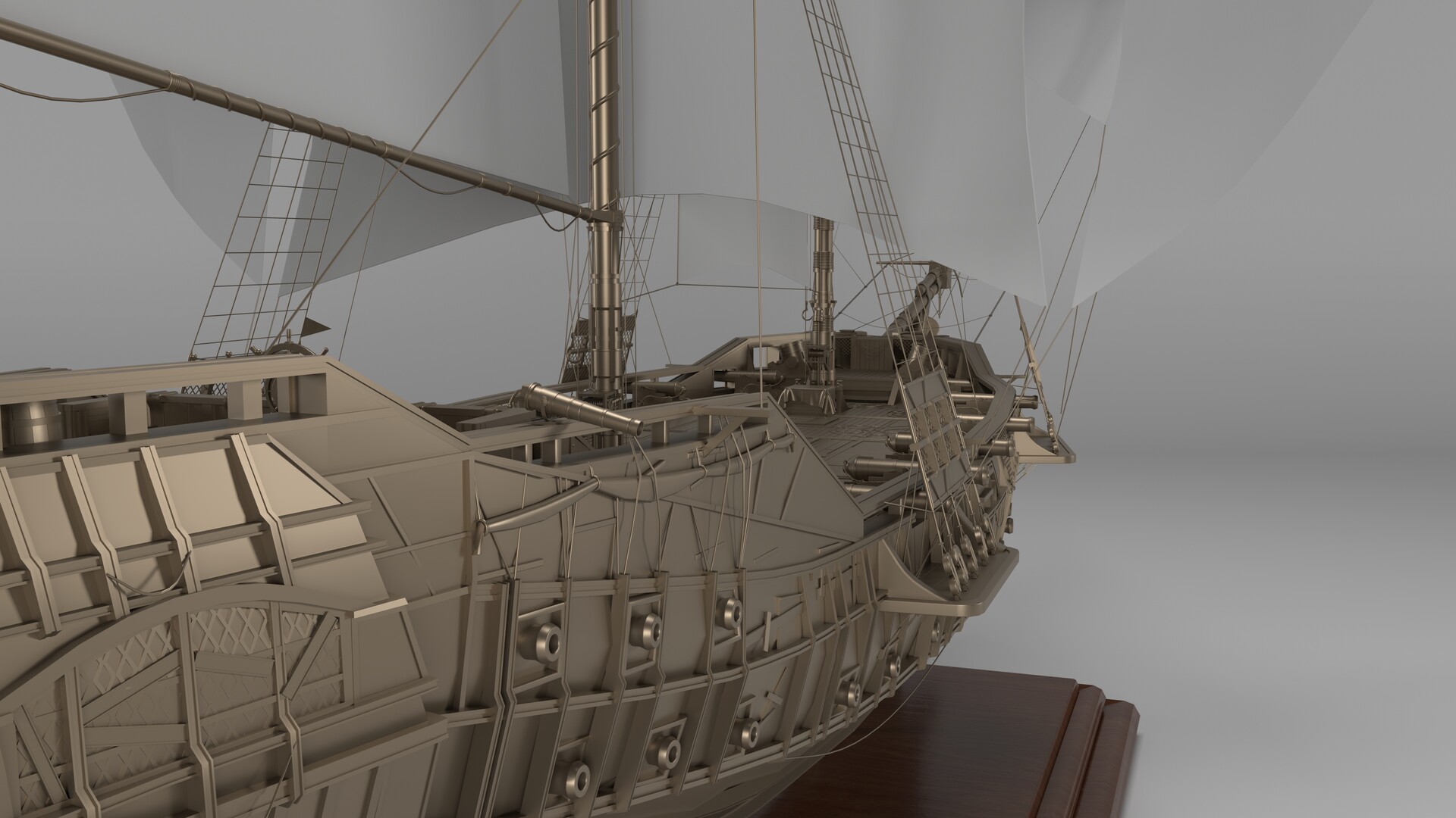 Jackdaw Ship Model