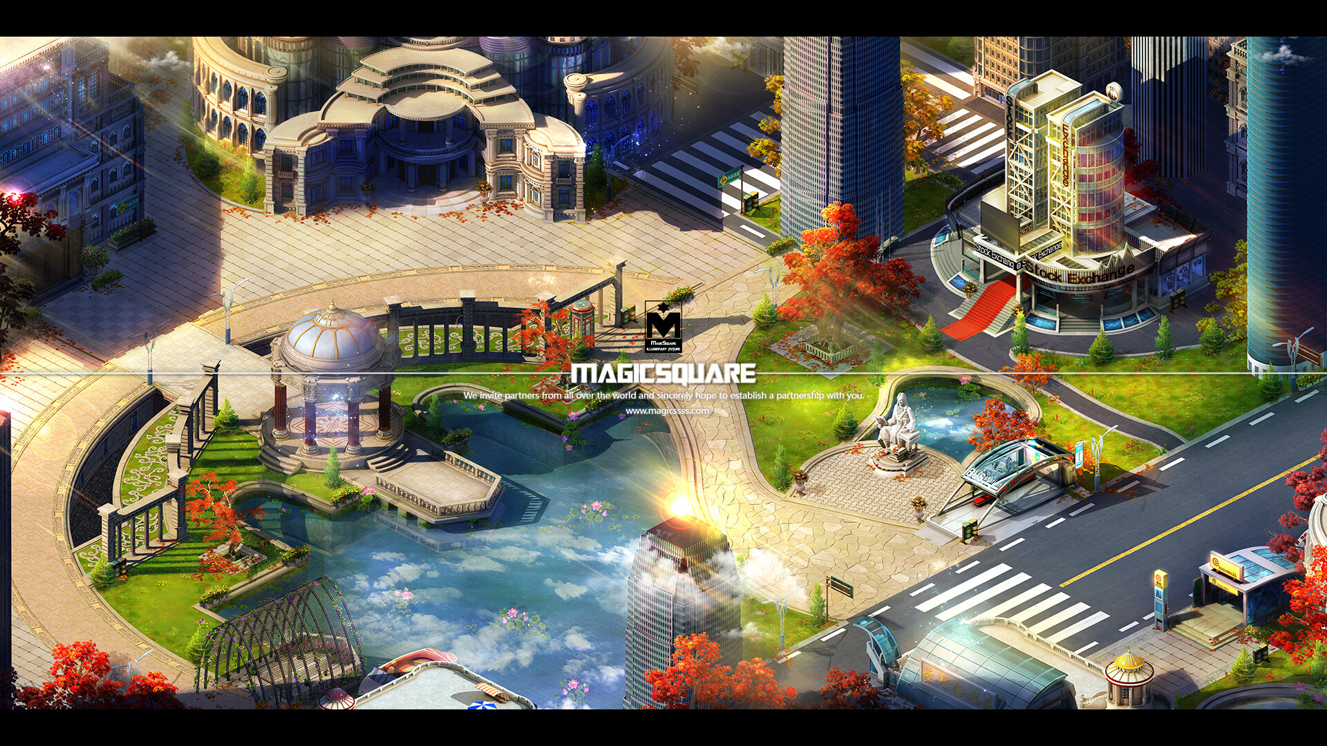 MagicSquare - web games 2.5D environments-Level map-