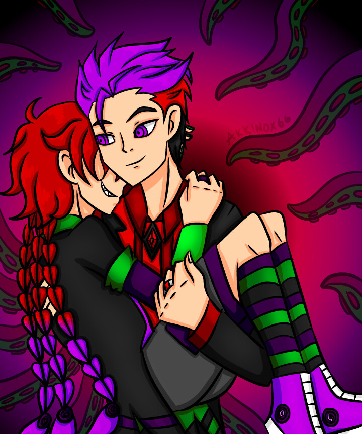 ArtStation - D16-17-Maddy The Madman and Cai The Pretender