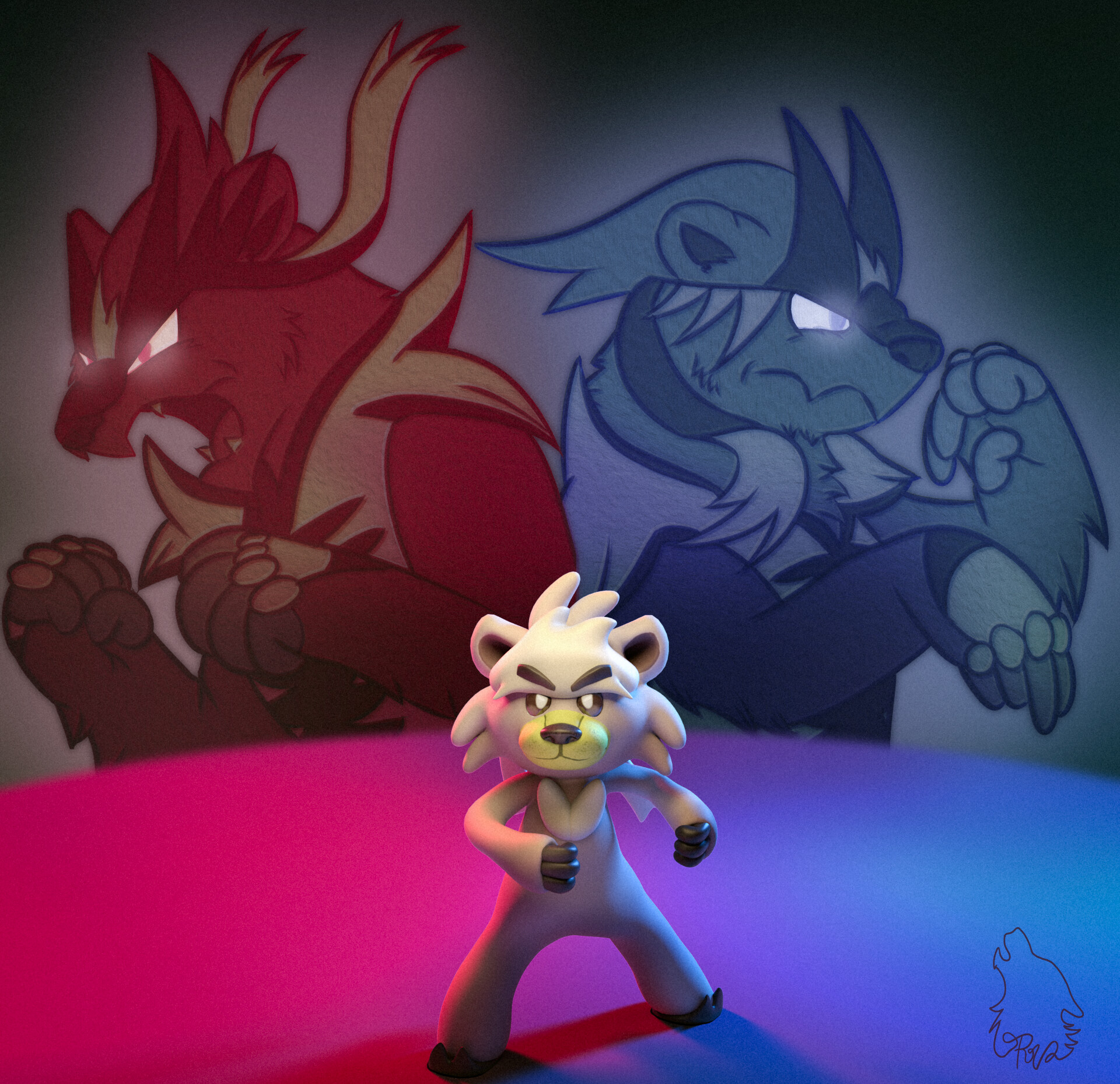 ArtStation - Kubfu and Urshifu