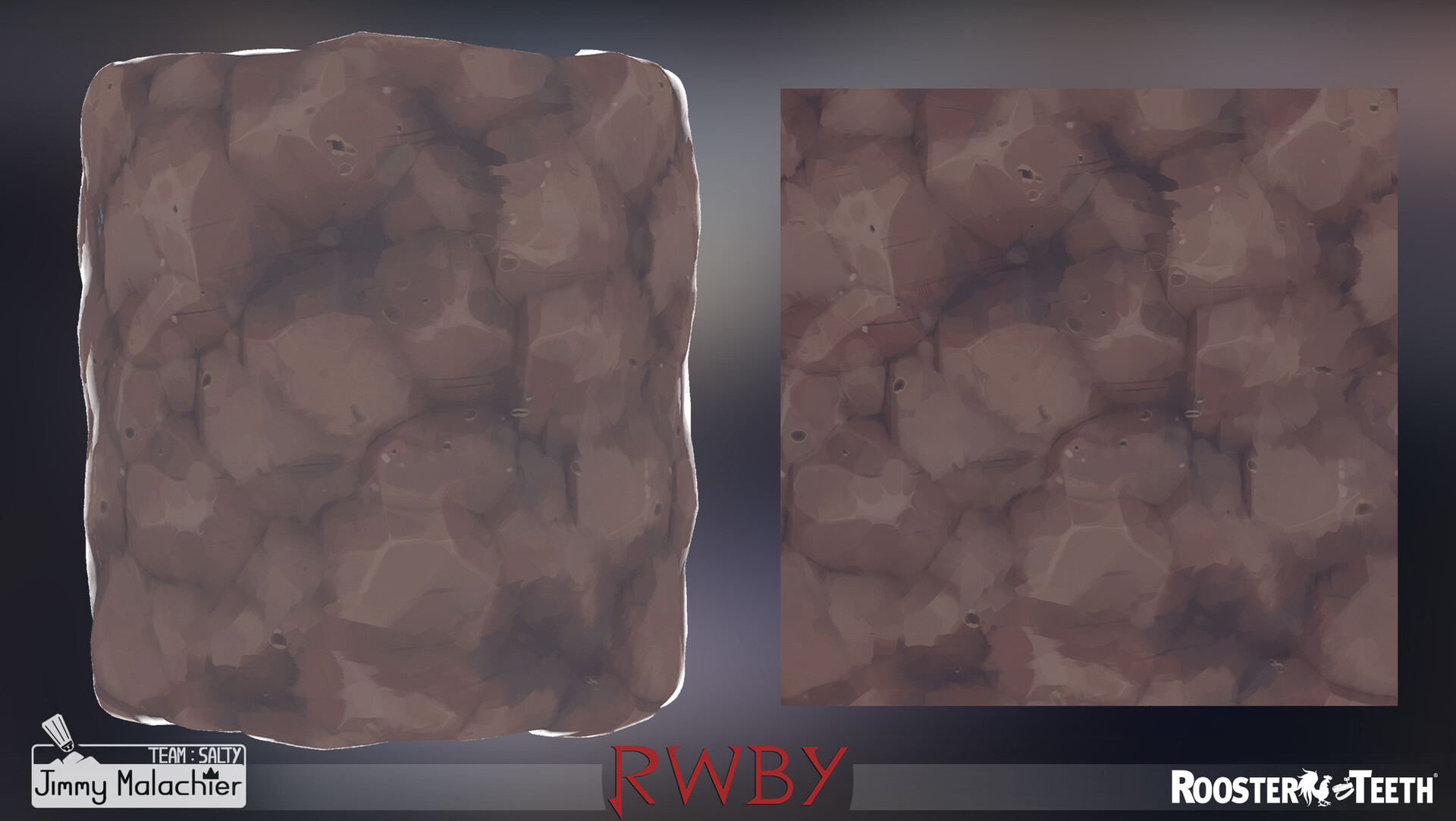 Jimmy Malachier - RWBY - Handpaint Snow and Mountains