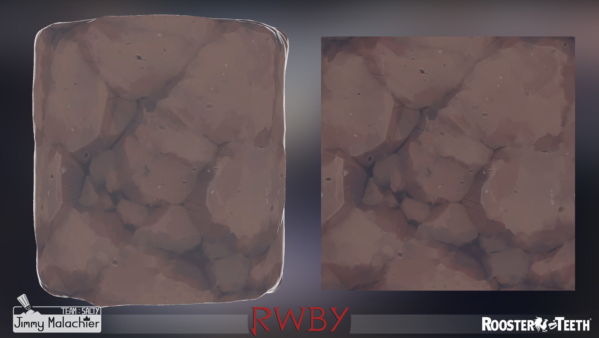 Jimmy Malachier - RWBY - Handpaint Snow and Mountains