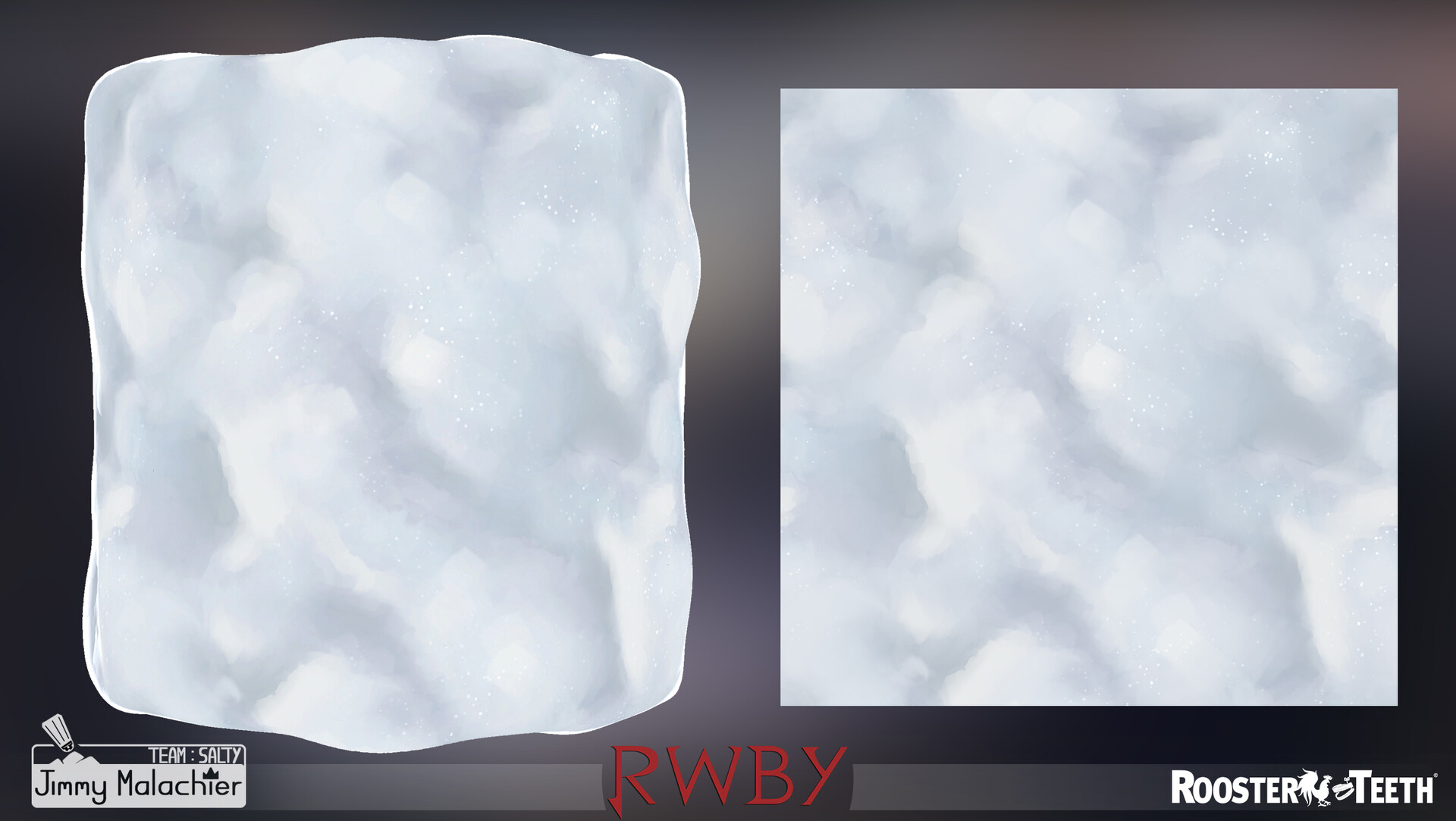 Jimmy Malachier - RWBY - Handpaint Snow and Mountains