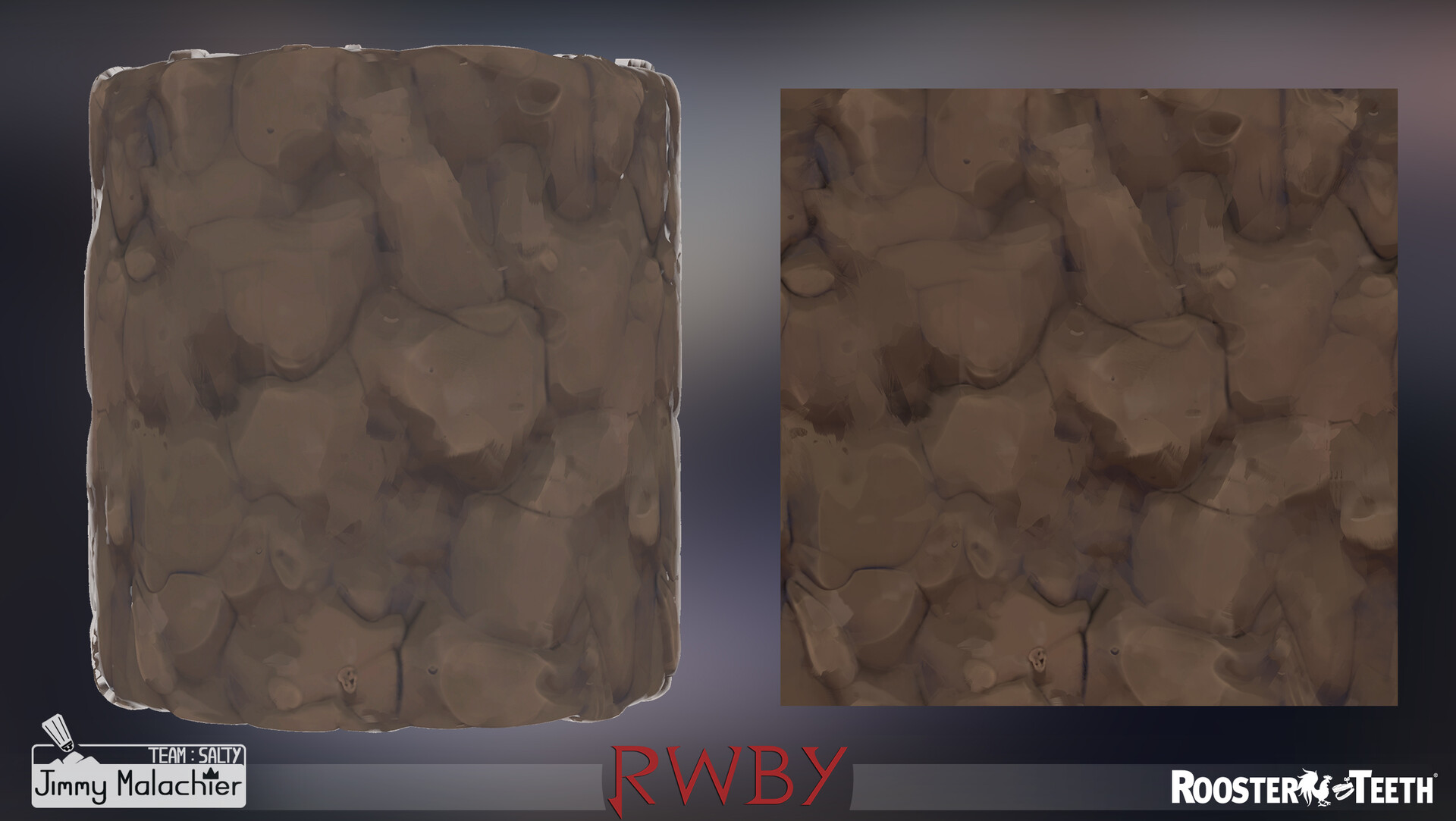 Jimmy Malachier - RWBY - Handpaint Snow and Mountains