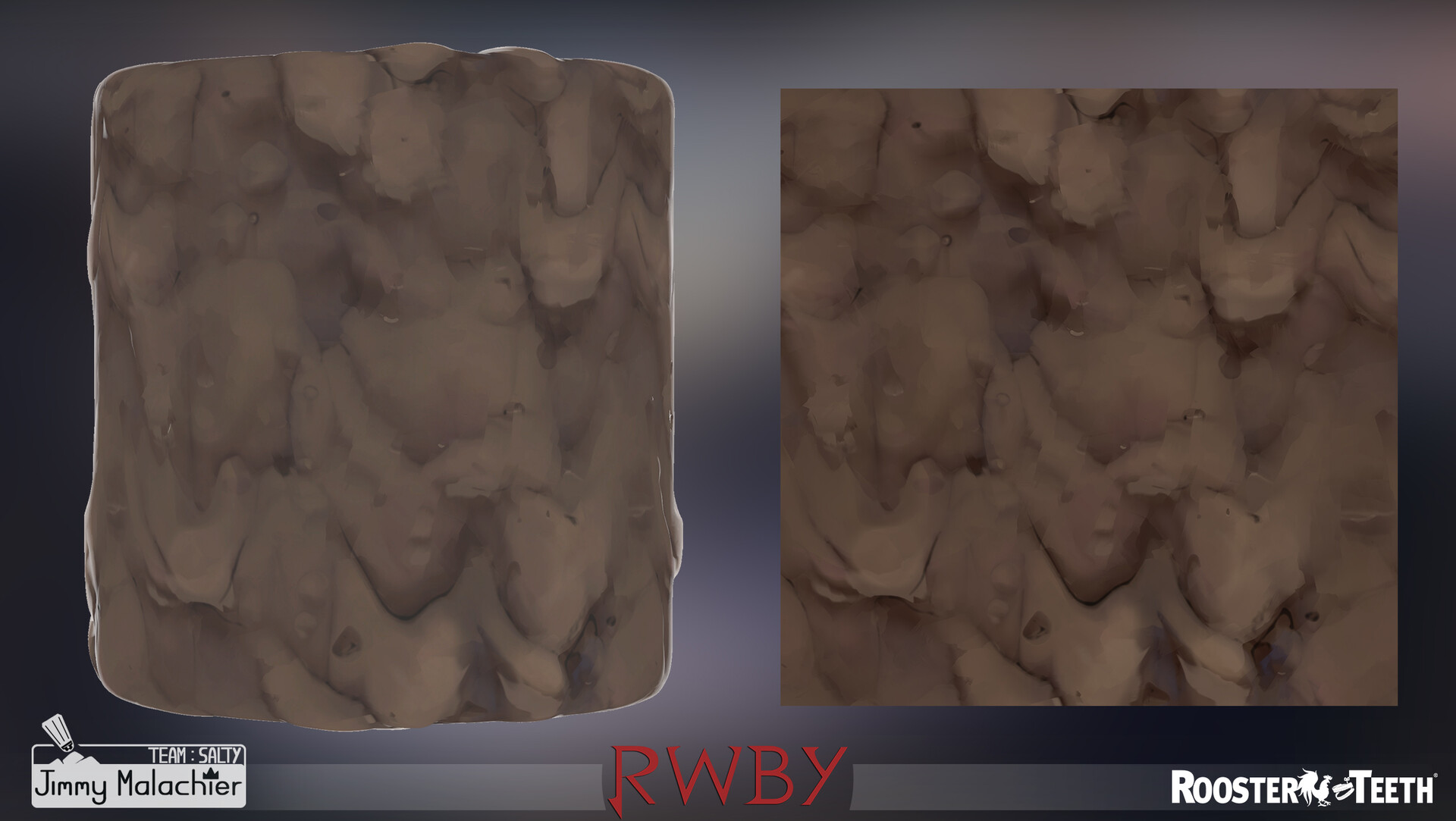 Jimmy Malachier - RWBY - Handpaint Snow and Mountains