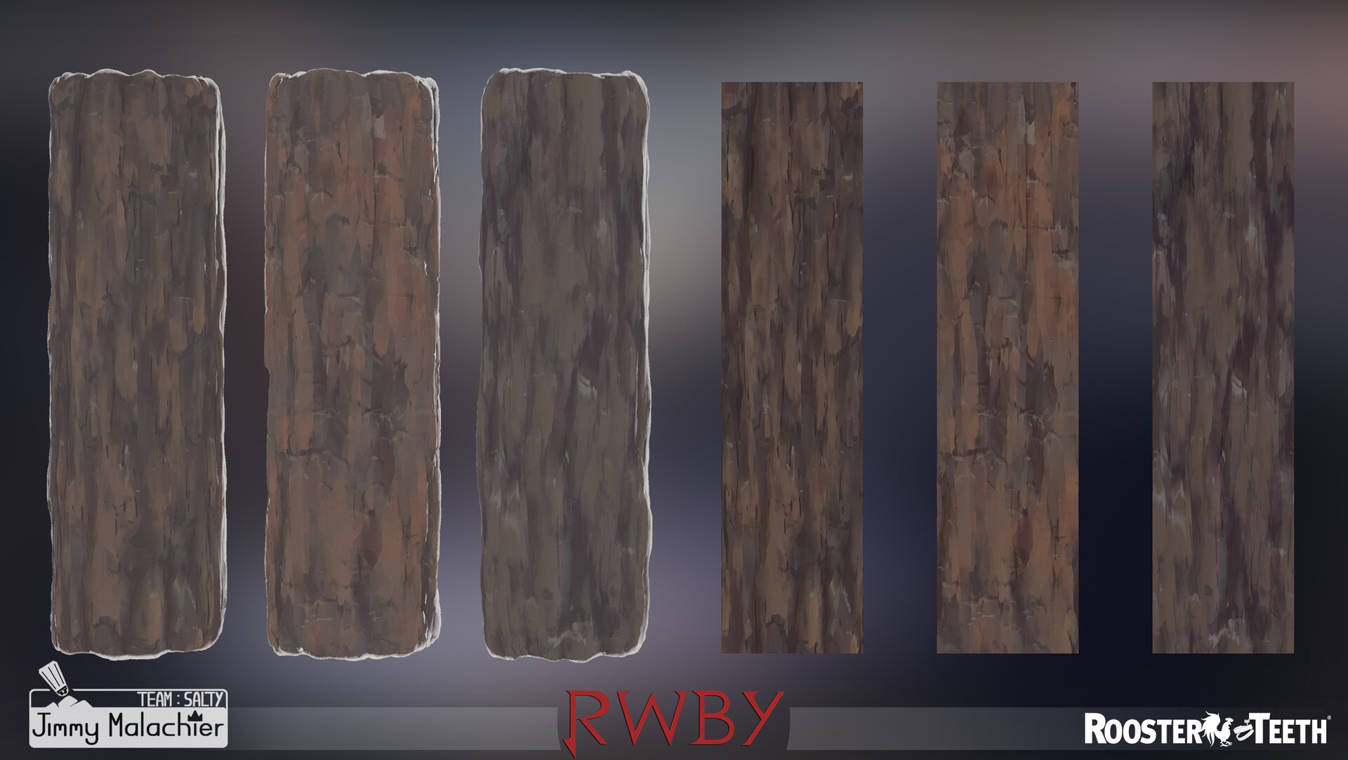 Jimmy Malachier - RWBY - Handpaint Snow and Mountains