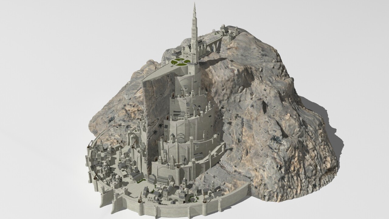 ArtStation - Minas Tirith
