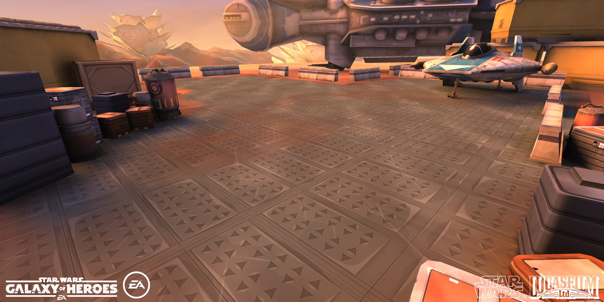 Joe Gomes - Star Wars Galaxy of Heroes Environment Art Dump