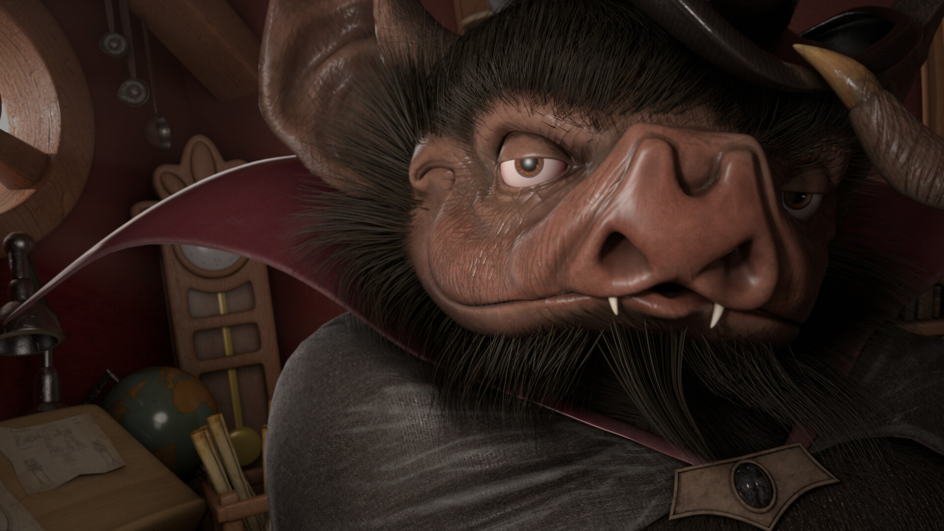 ArtStation - Sir Desmodus Rotundus - Lighting Challenge #11