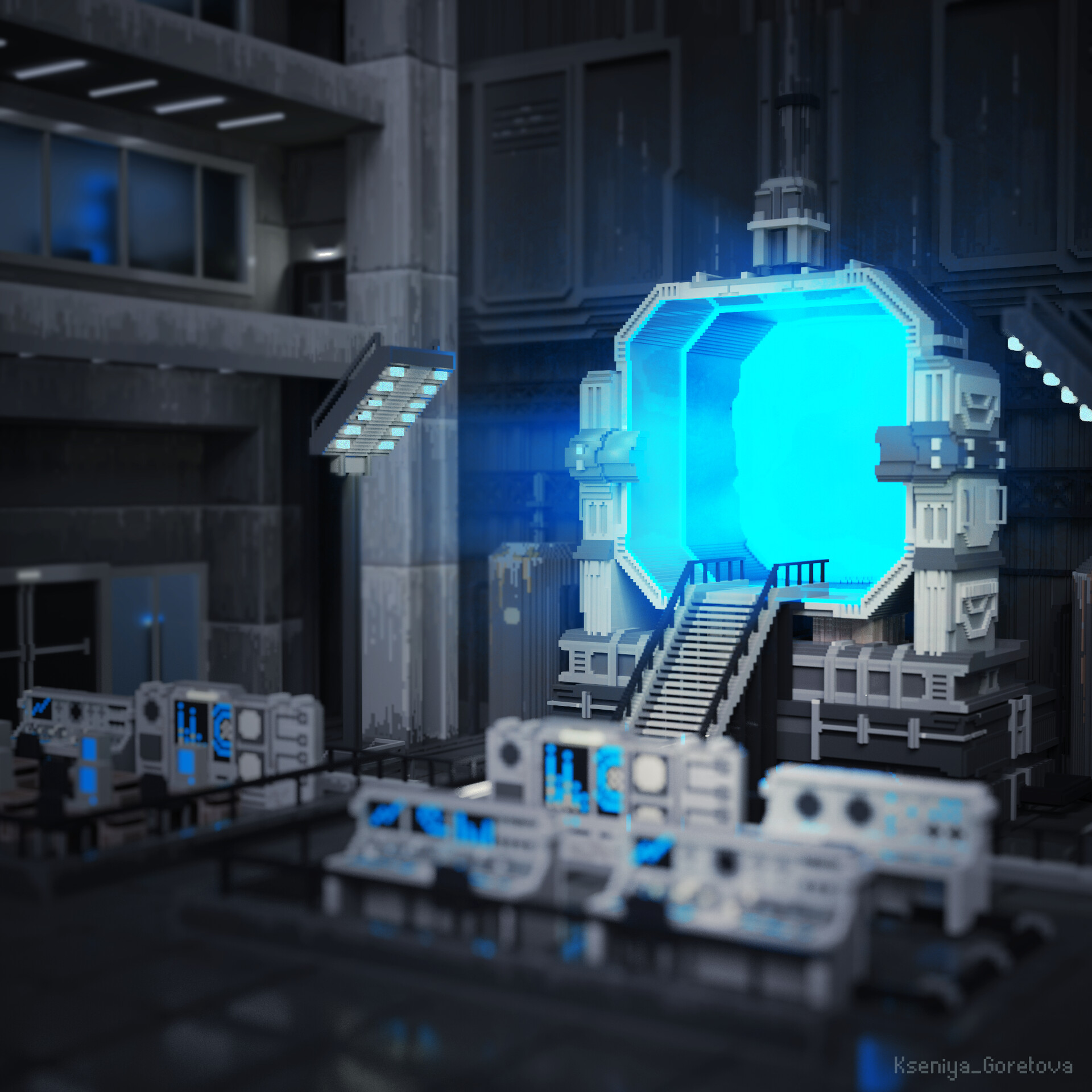 ArtStation - Sci-fi gates